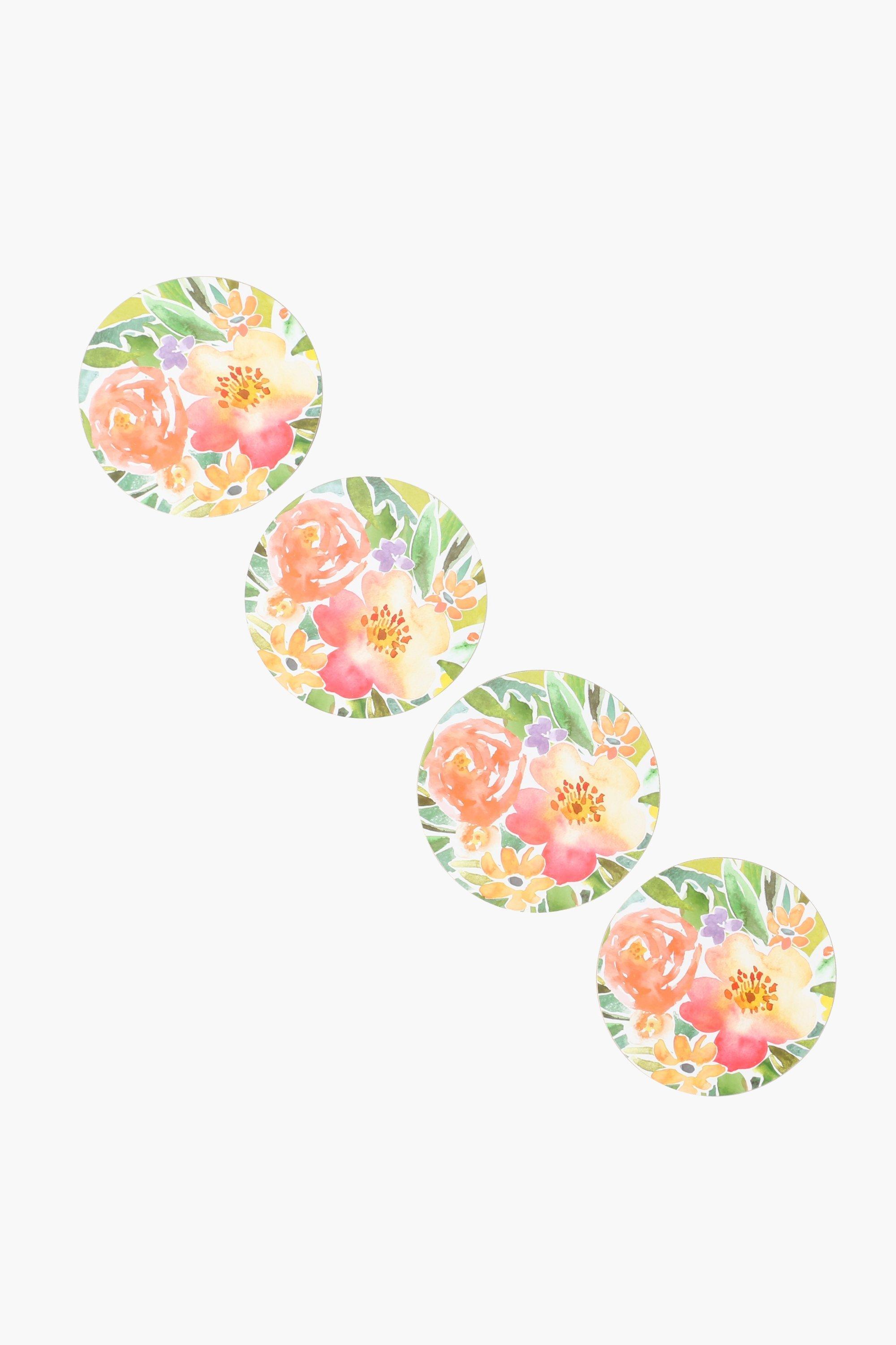 4 Pack Cherry Cork Coasters