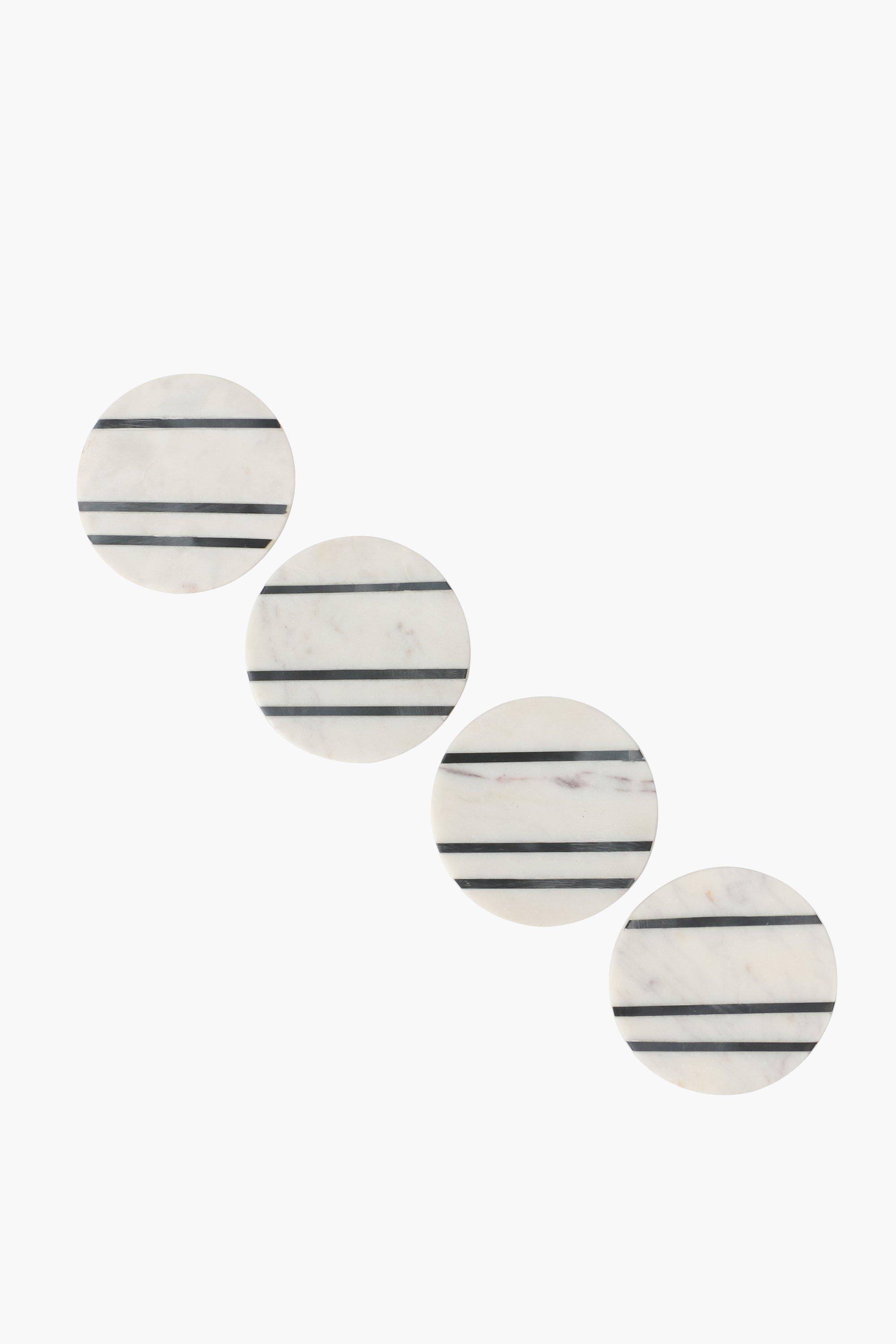 4 Pack Marble Coasters
