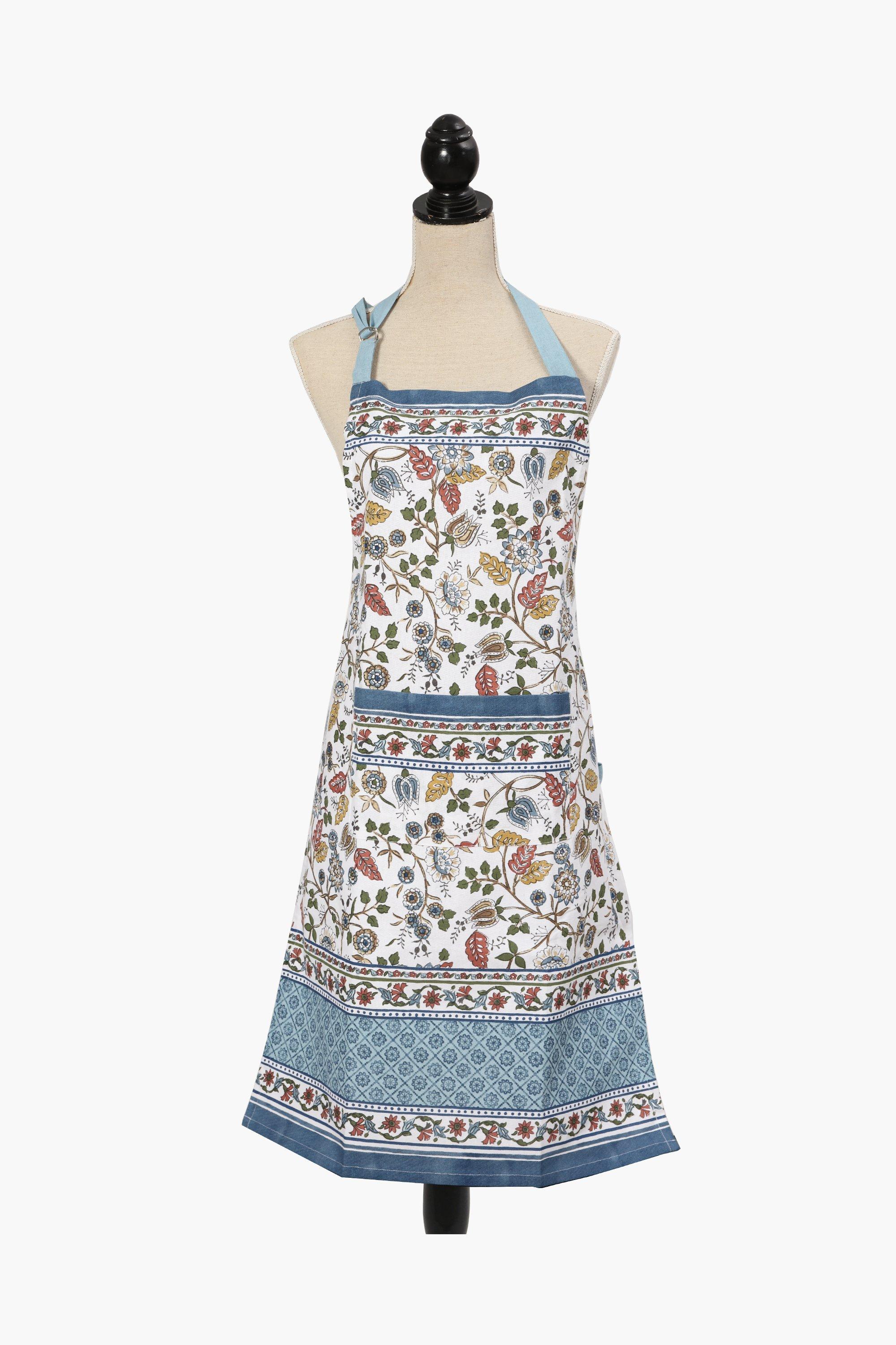 Paisley Cotton Apron