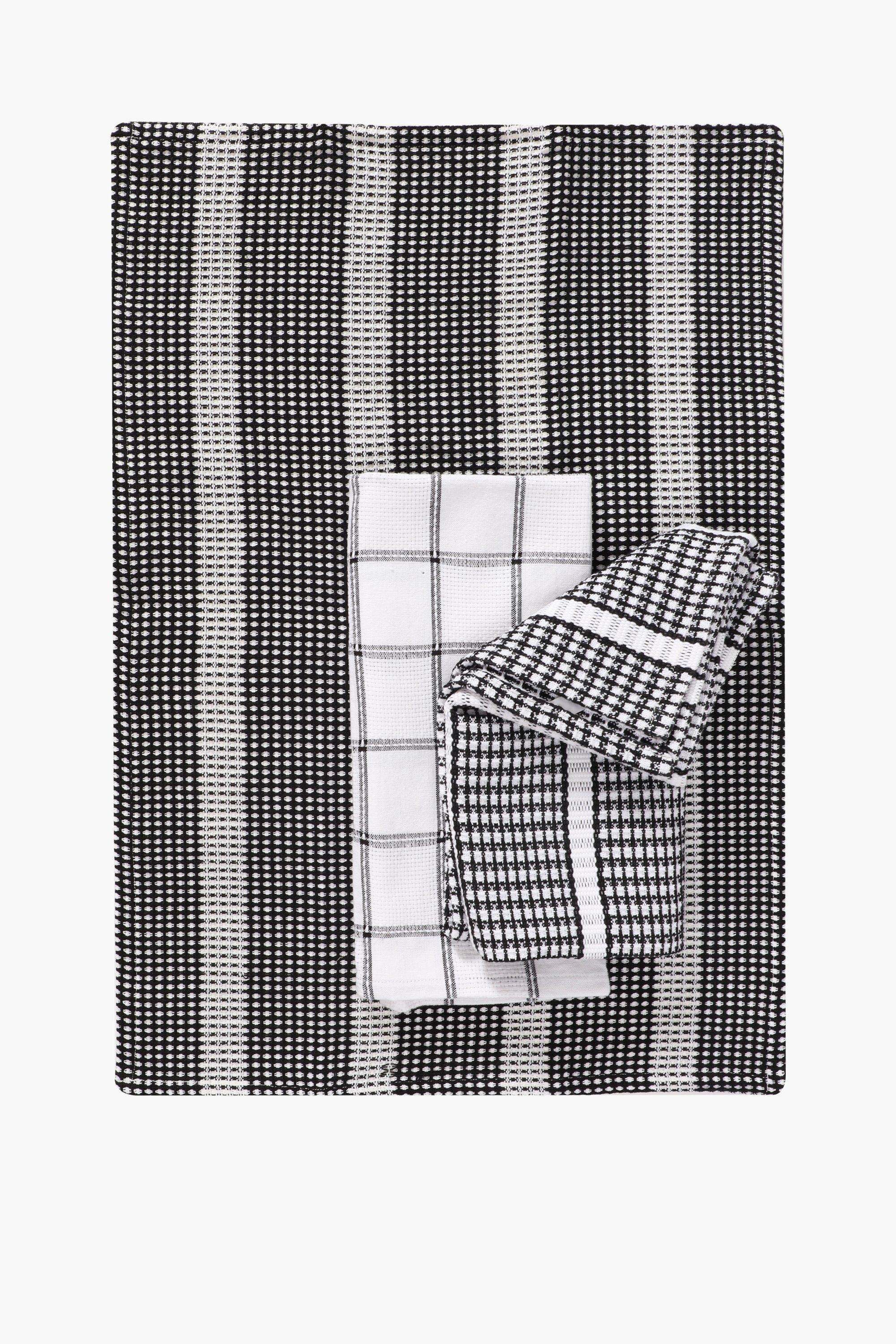 3 Pack Stripe Cotton Tea Towels