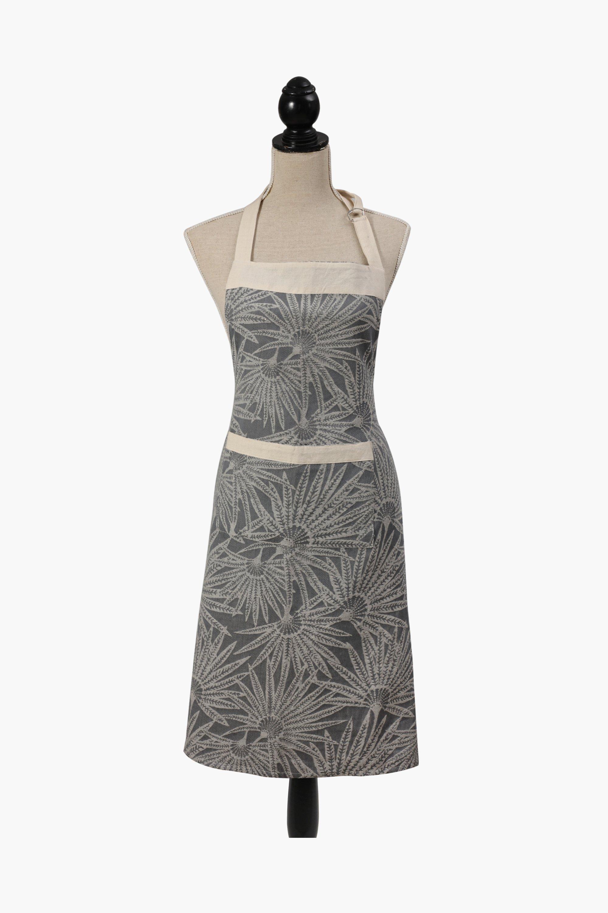 Palm Leaf Cotton Apron