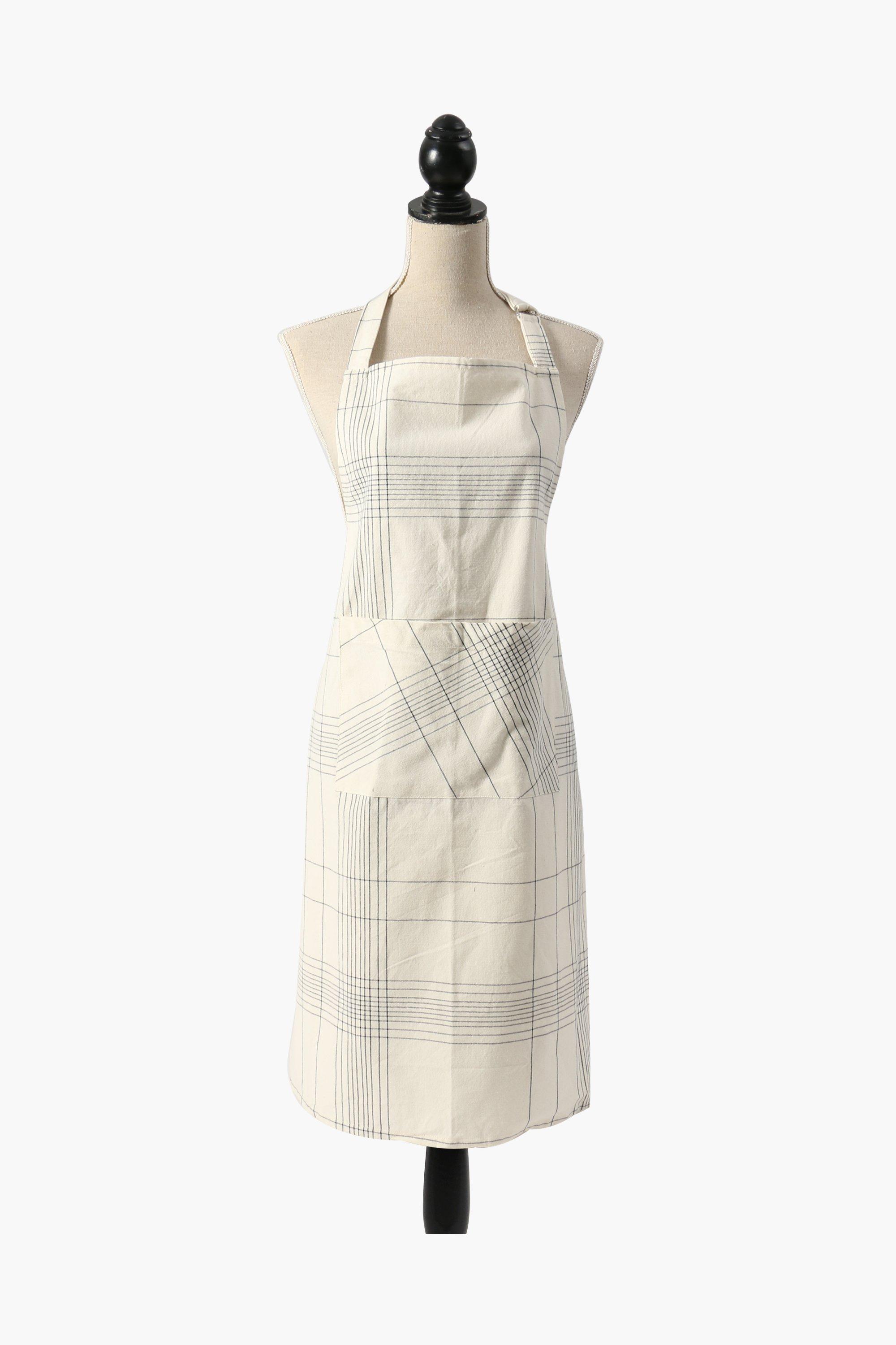 Stripe Print Cotton Apron