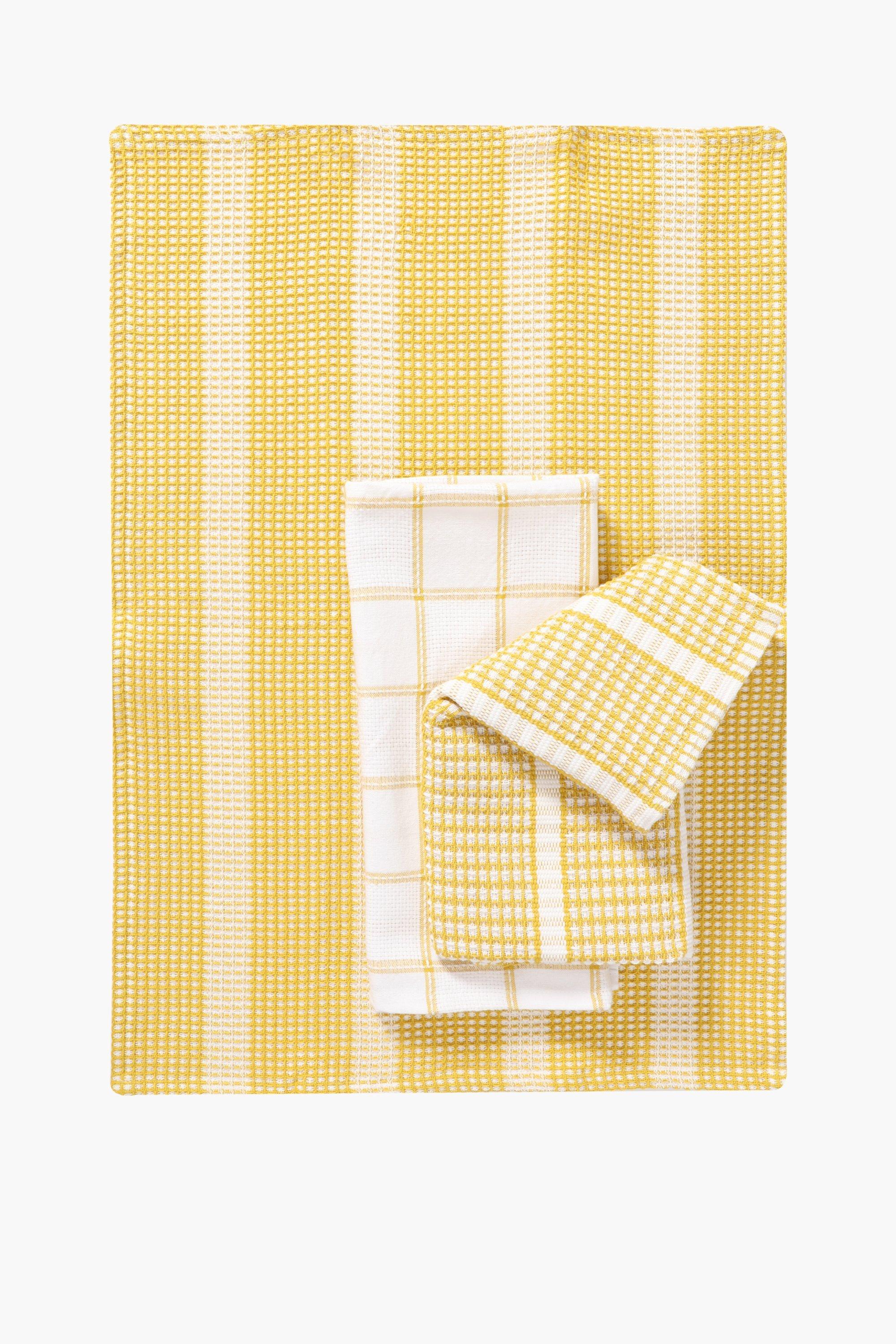 3 Pack Stripe Cotton Tea Towels