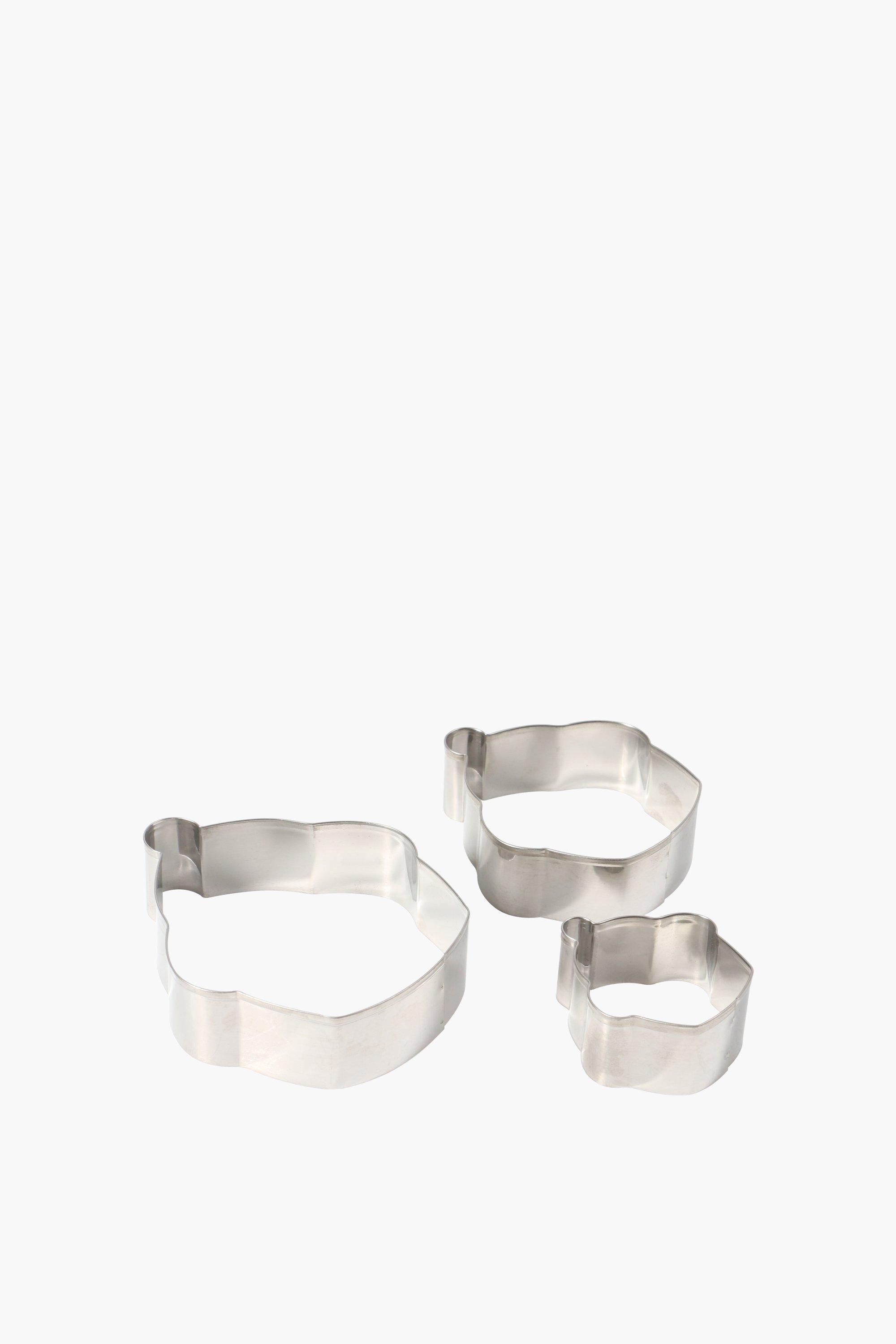 3 Piece Stainless Steel Cupcake Cutters