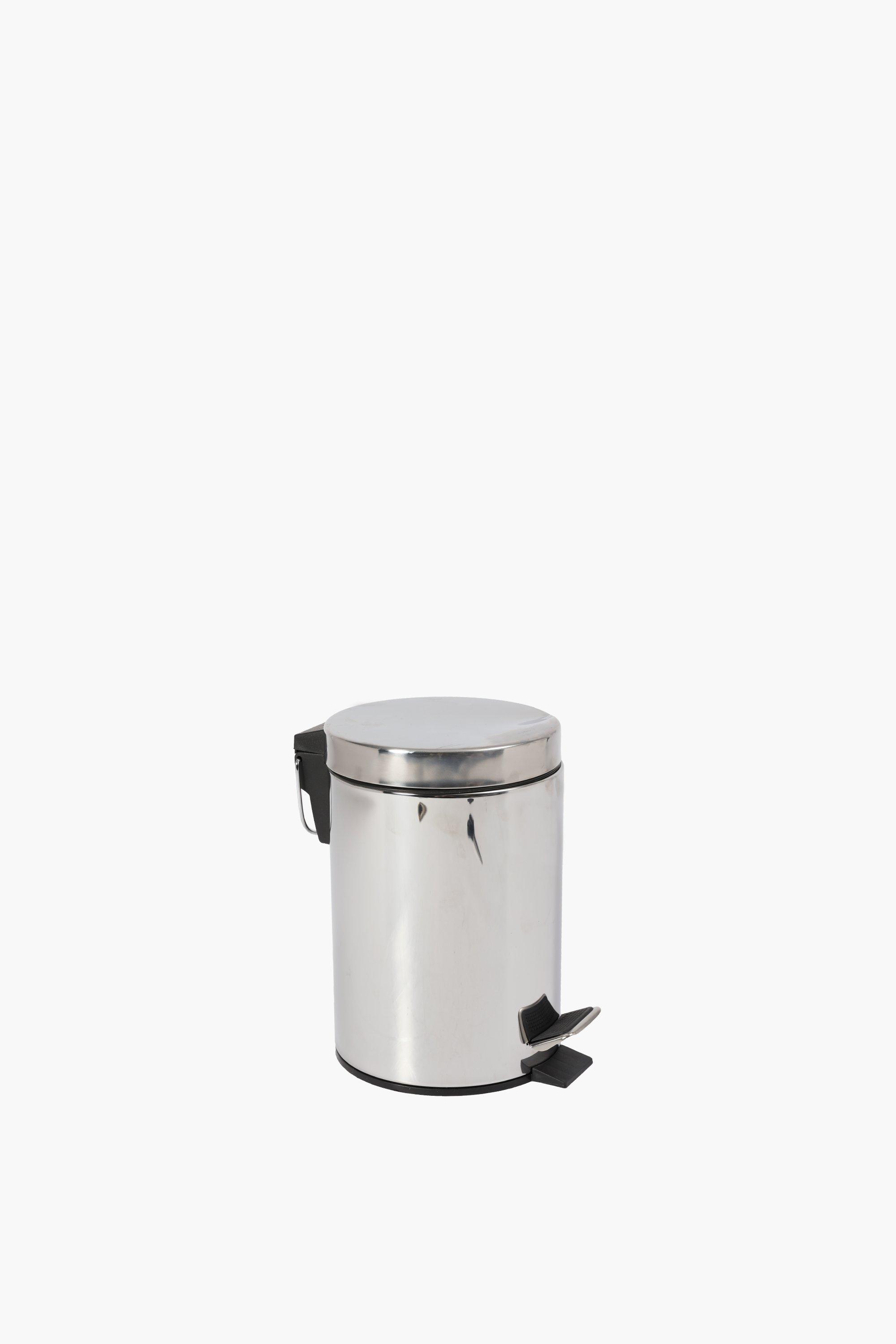 Stainless Steel Step Dustbin, 3l