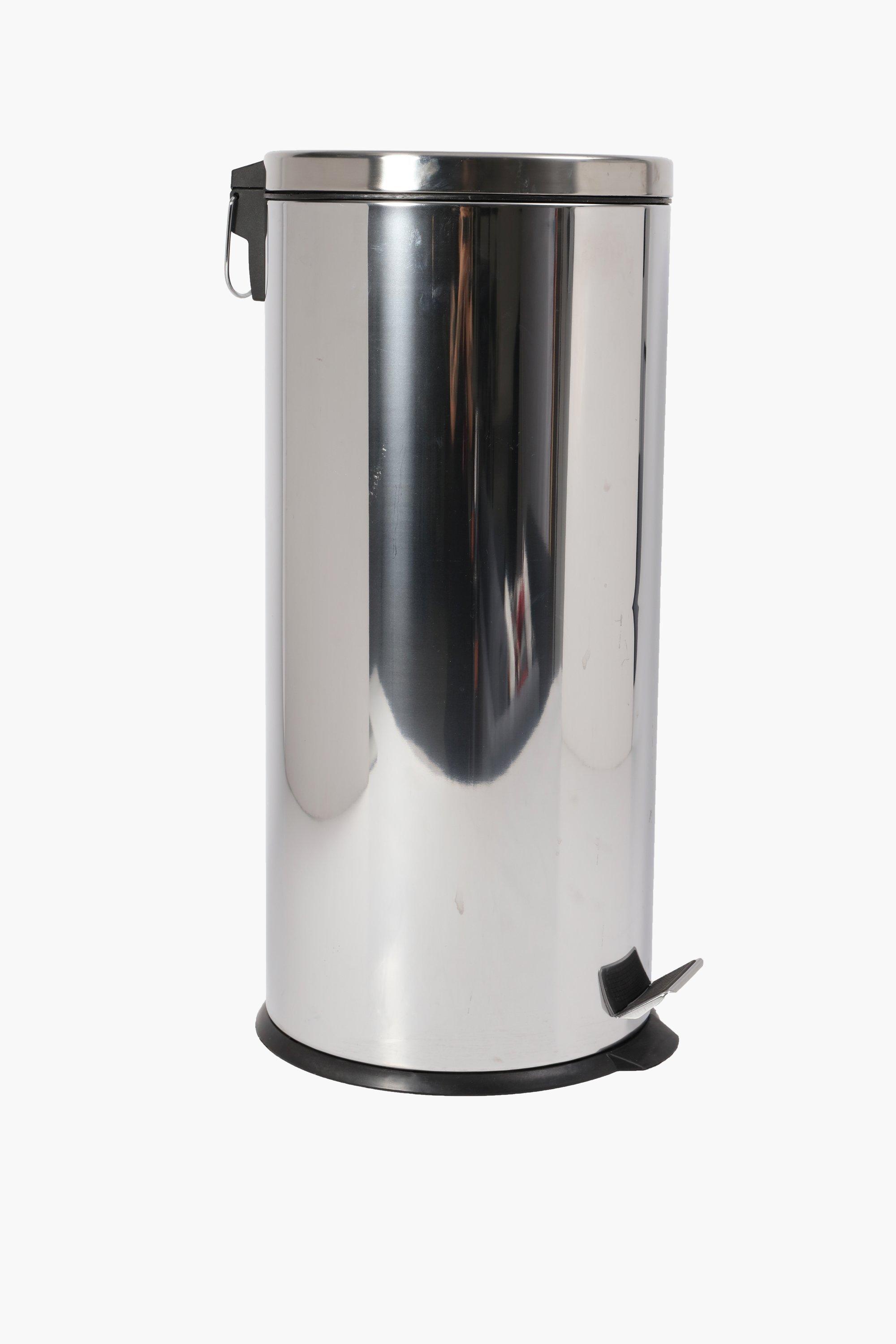 Stainless Steel Step Dustbin, 20l