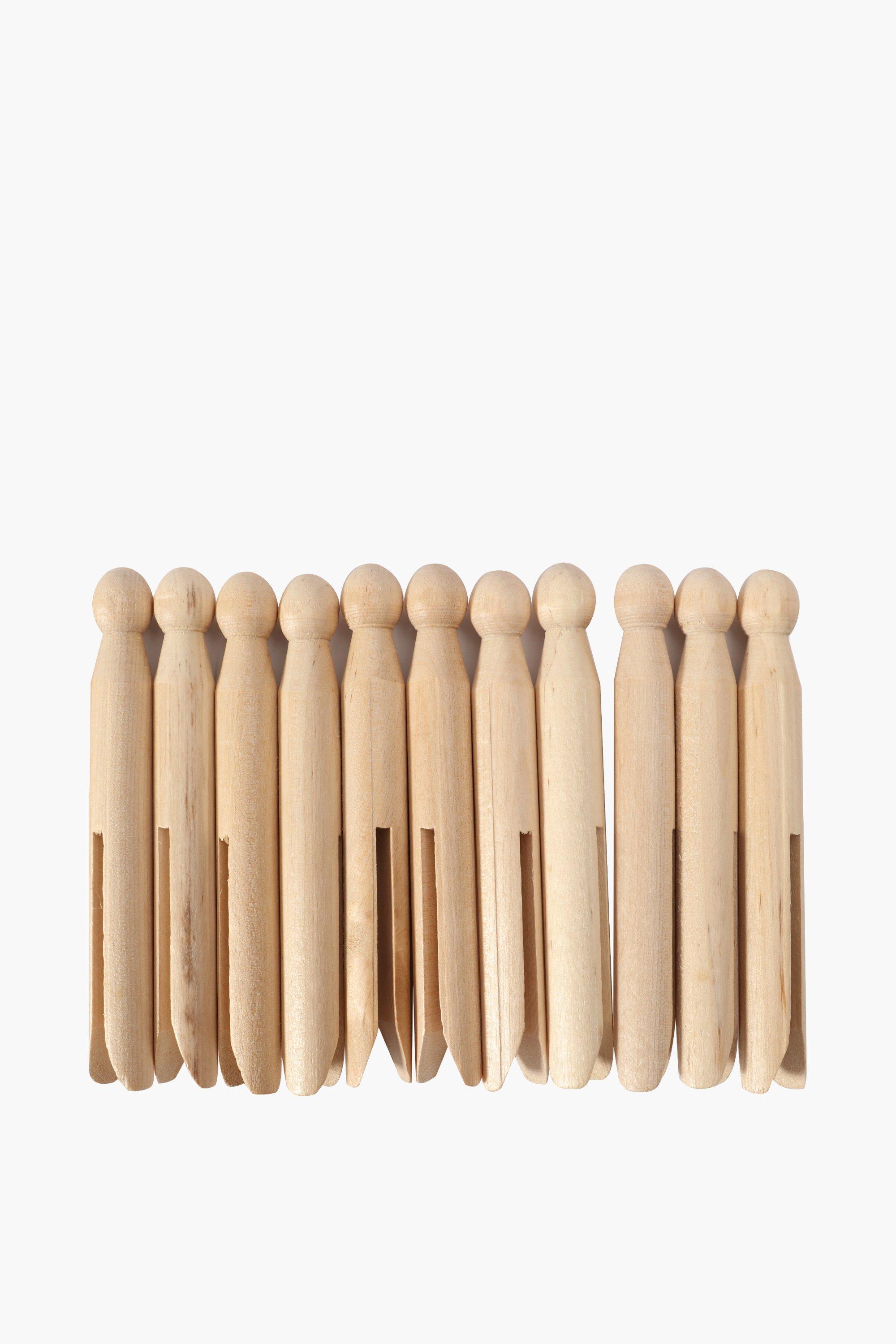 12 Pack Bamboo Pegs