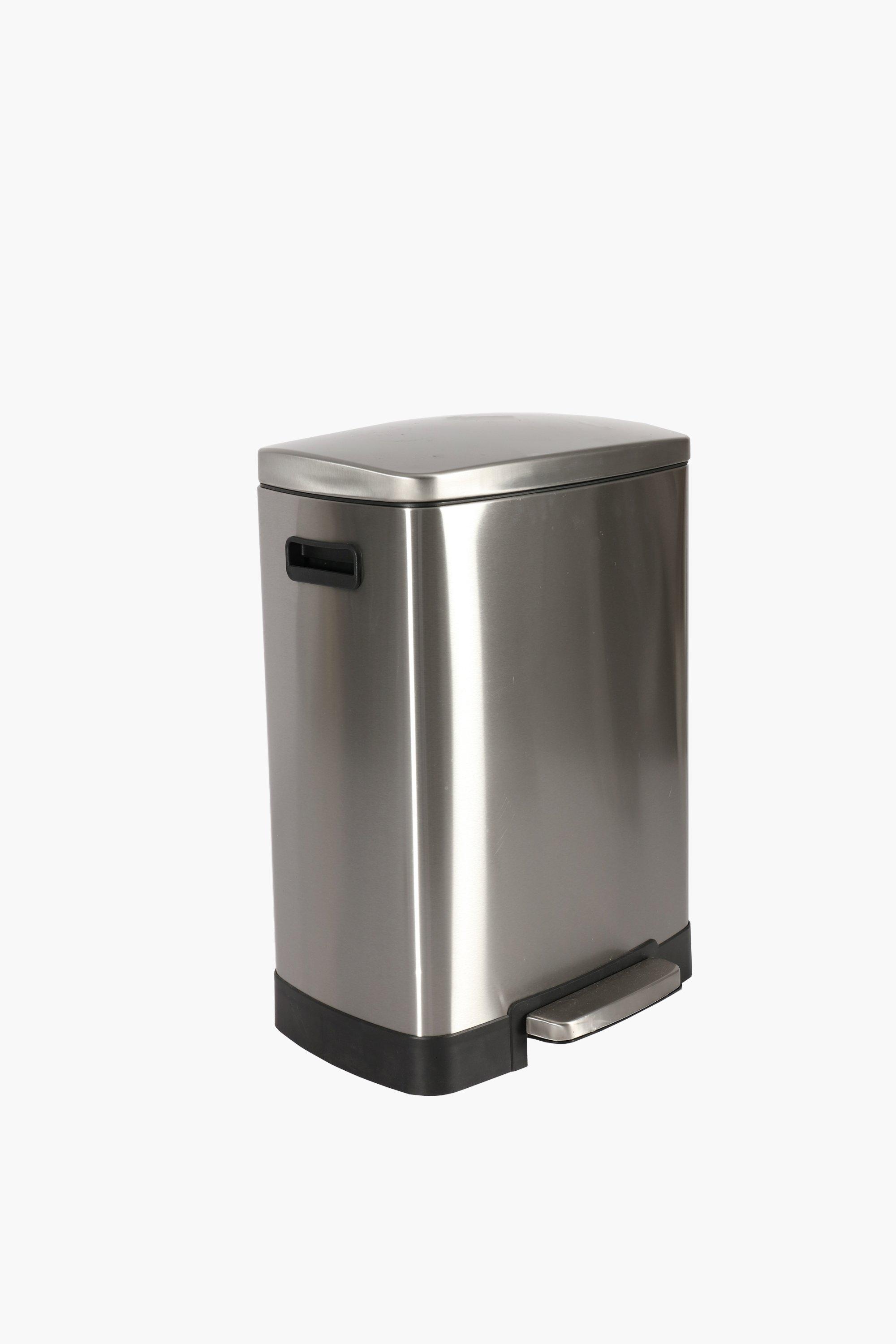 Stainless Steel Slow Release Step Dustbin, 50l
