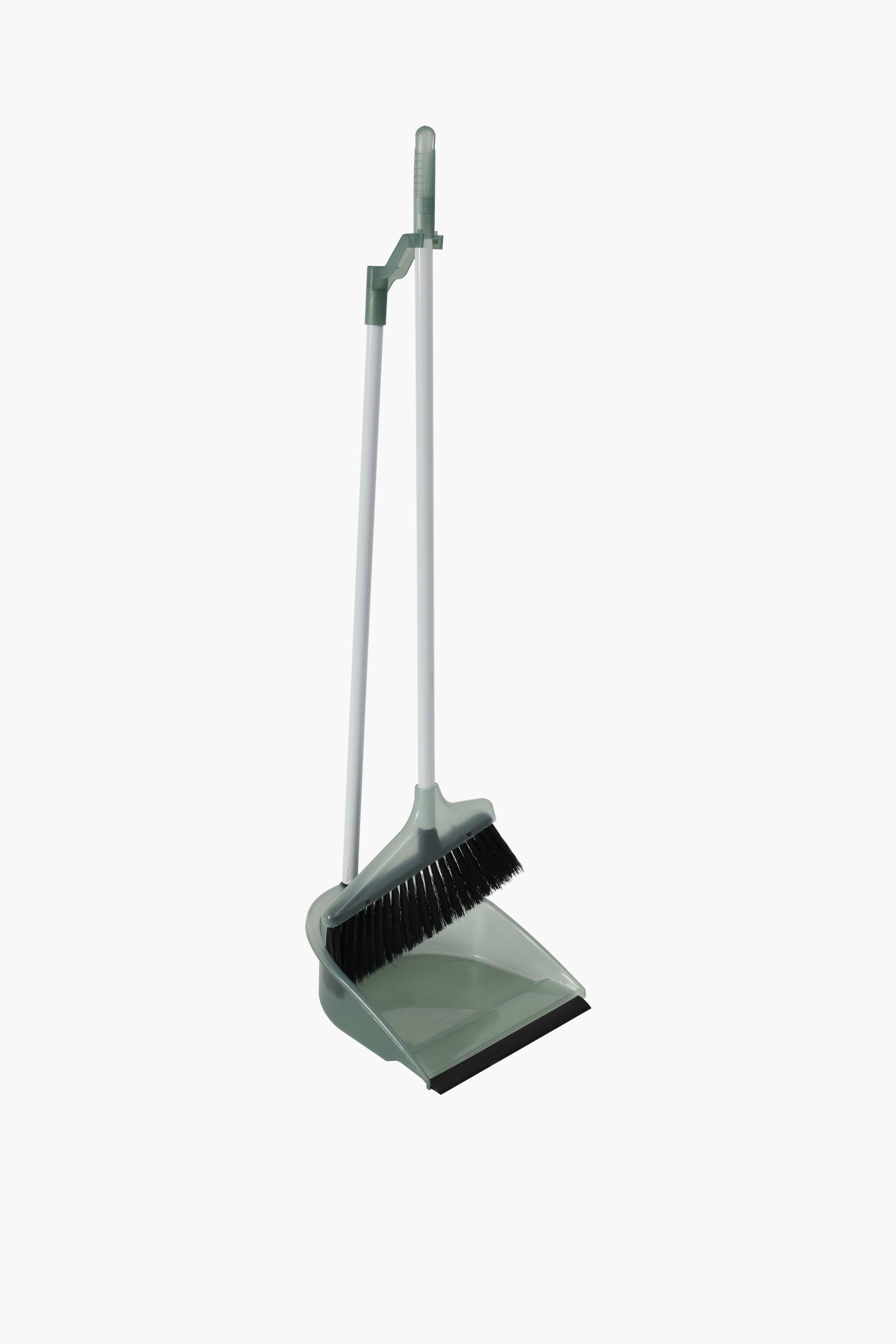 Plastic Dustpan And Broom Set