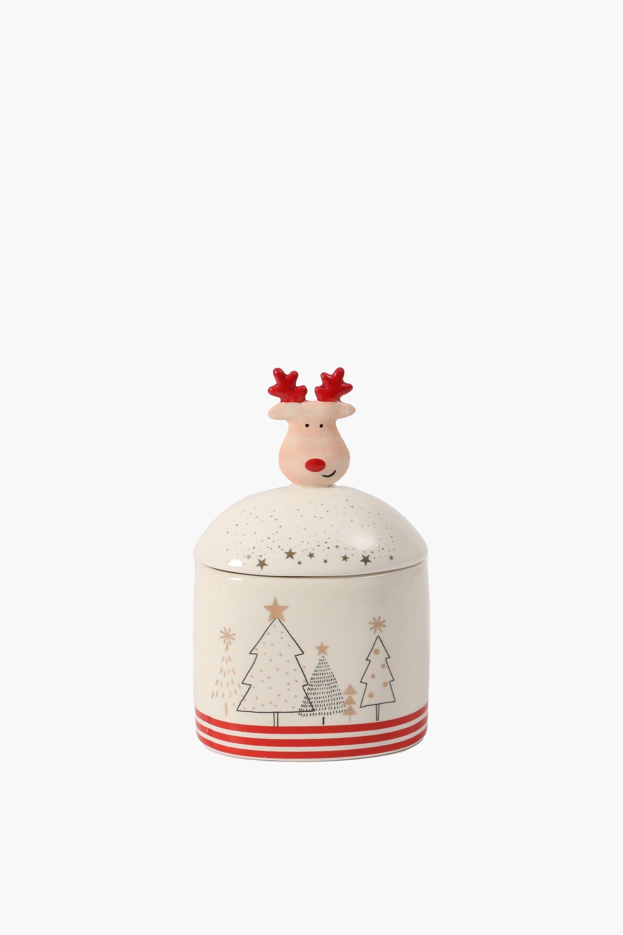 Festive Ceramic Jar