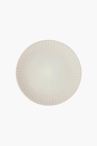 Ridge Fluted Stoneware Side Plate