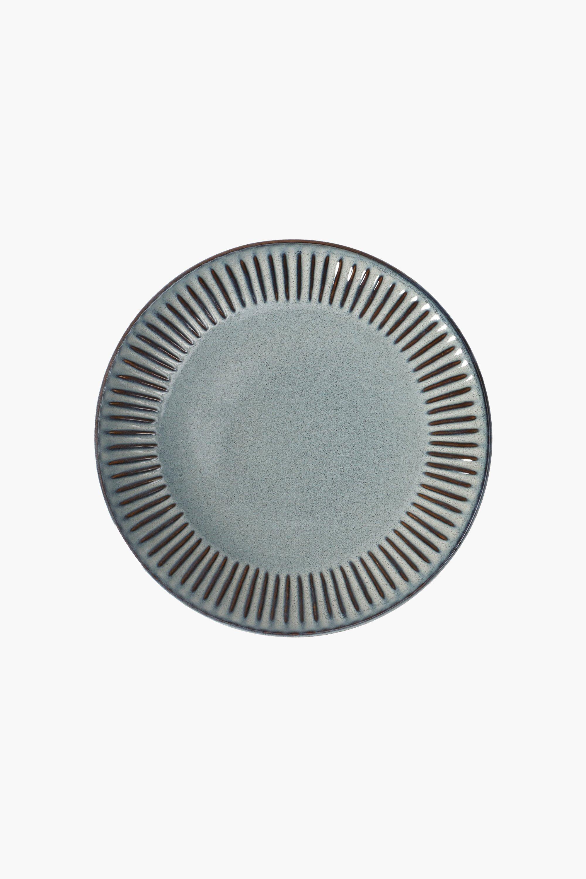 Ridge Glaze Dinner Plate