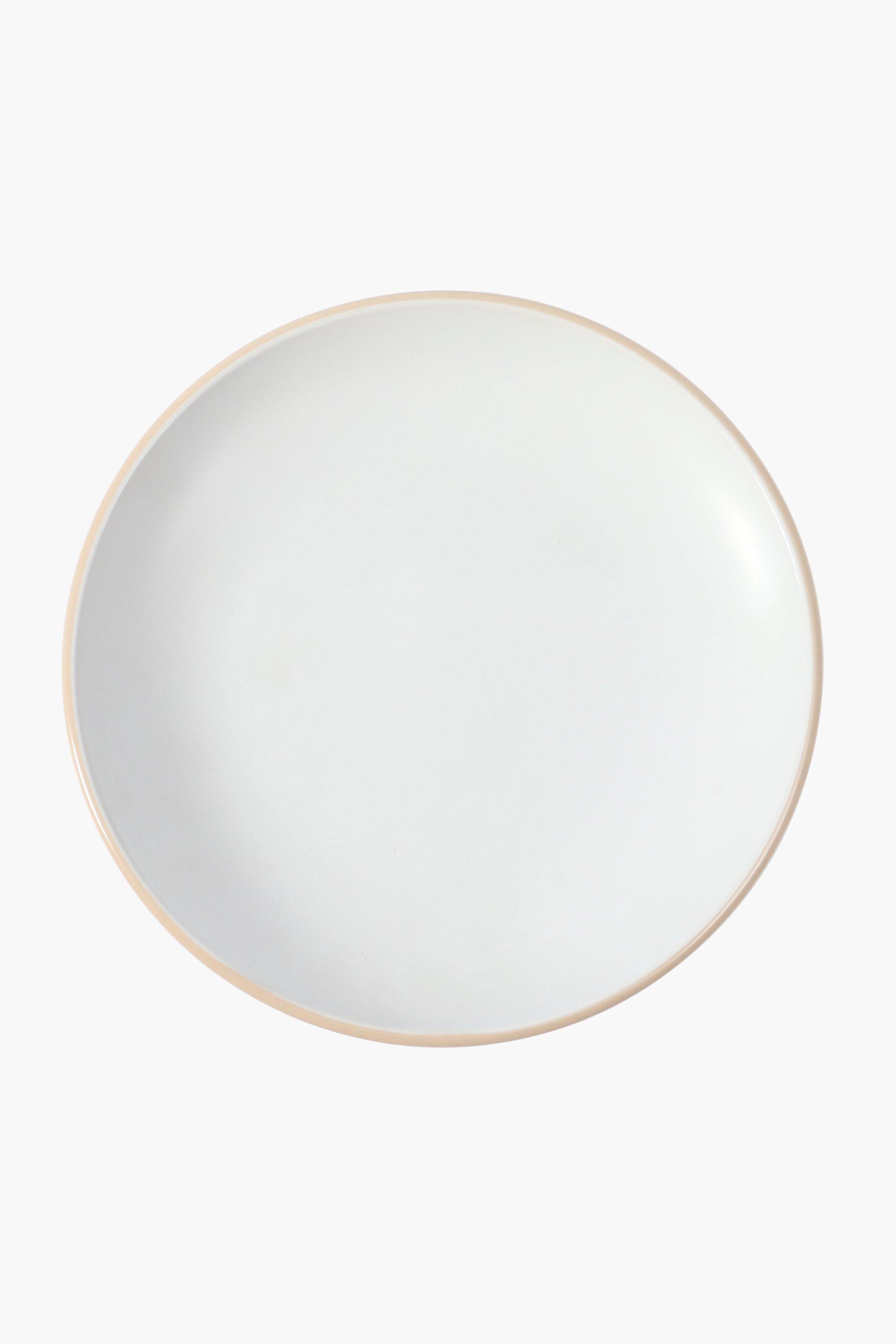 Stoneware Rim Dinner Plate
