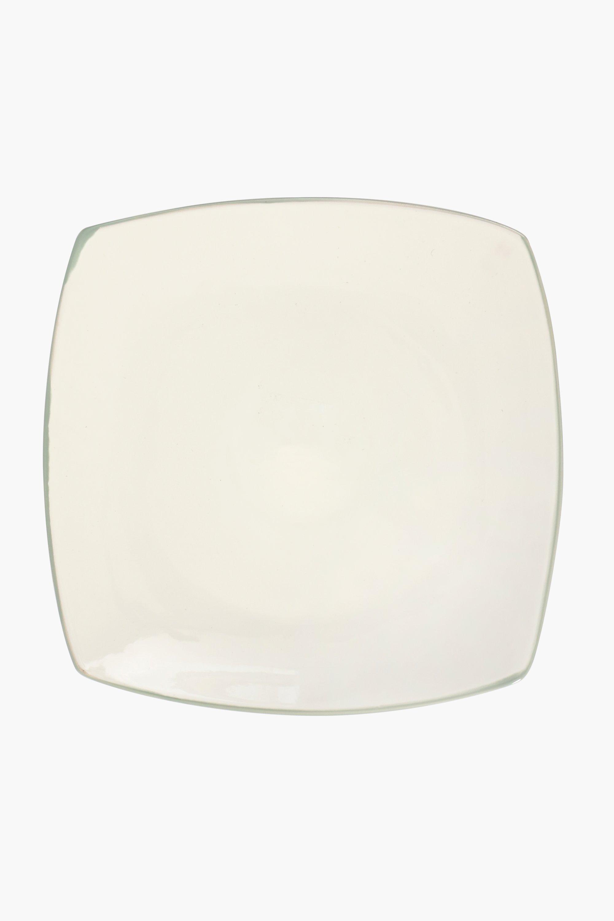 Stoneware Square Dinner Plate
