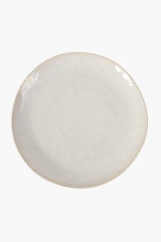 Snow Glaze Stoneware Dinner Plate