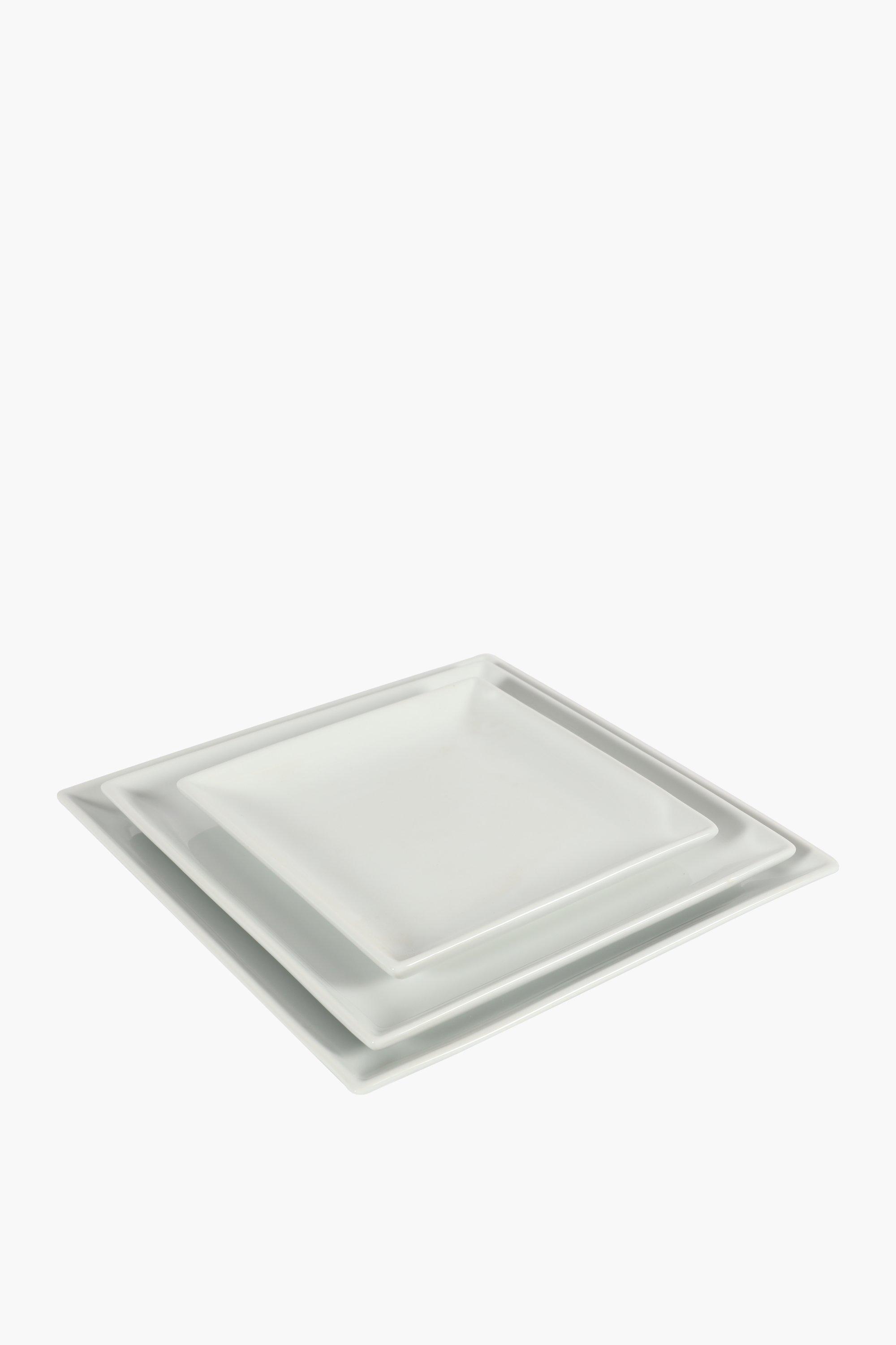Porcelain Square Platter Set