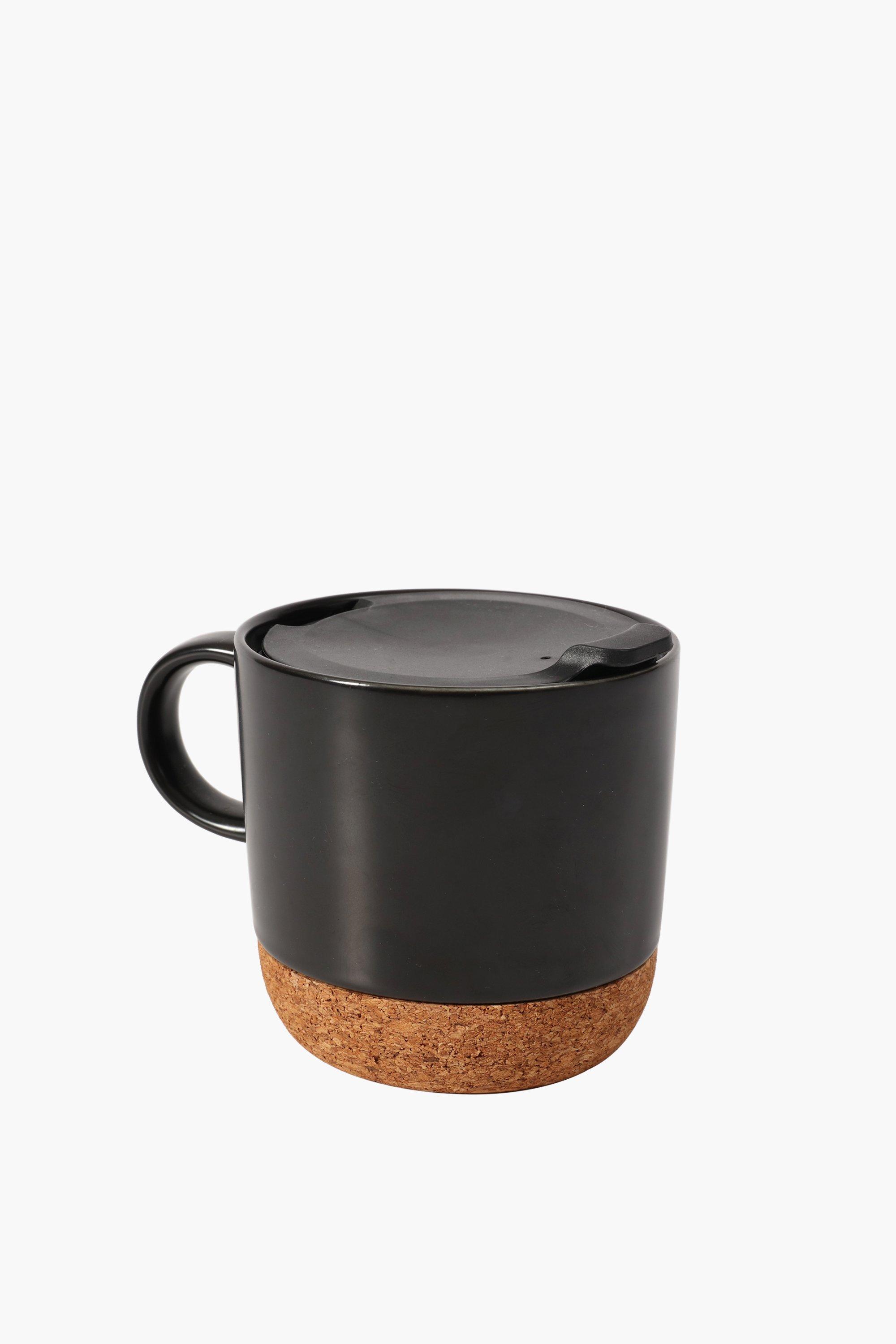 Ceramic And Cork Travel Mug