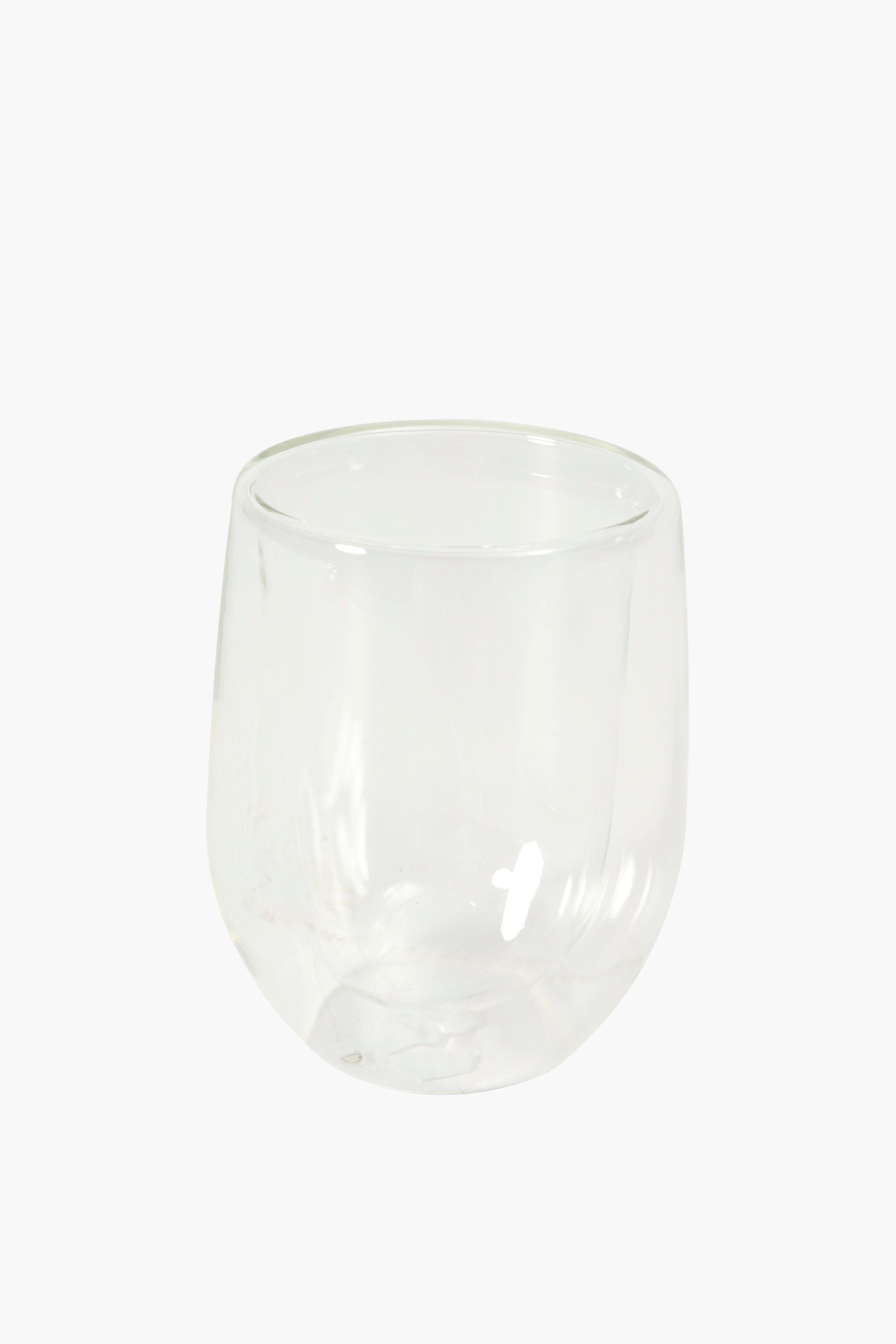 Double Wall Glass Mug, Large