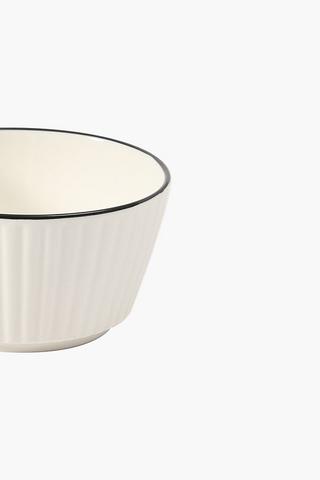 Fluted Rim Serving Bowl Small