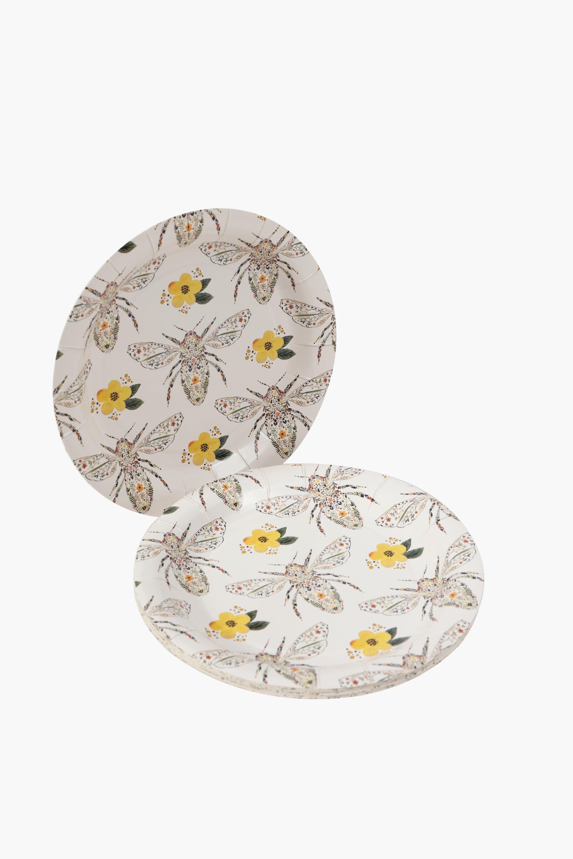 10 Pack Oh Honey Paper Side Plates