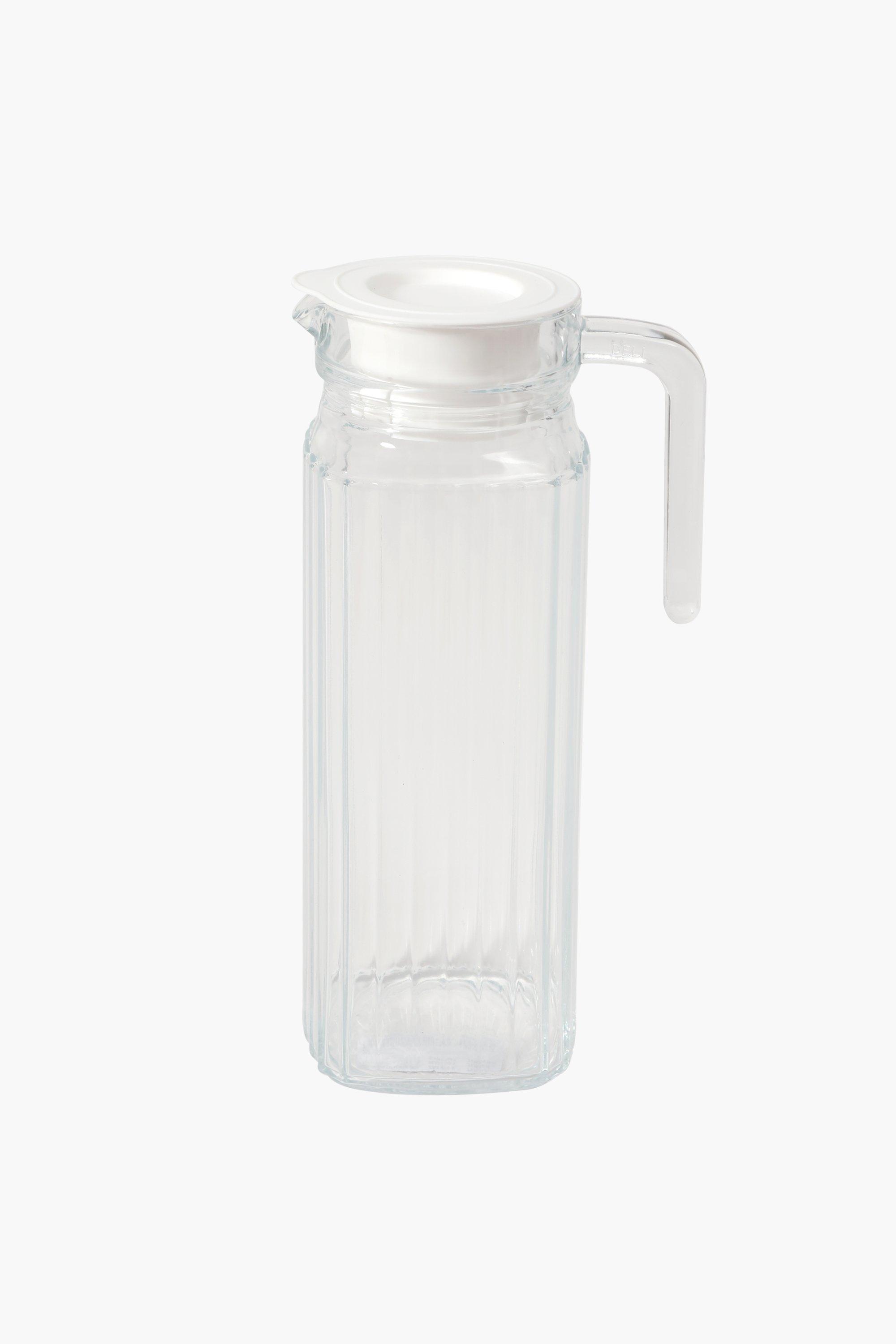 Ribbed Glass Jug, 1,1 L