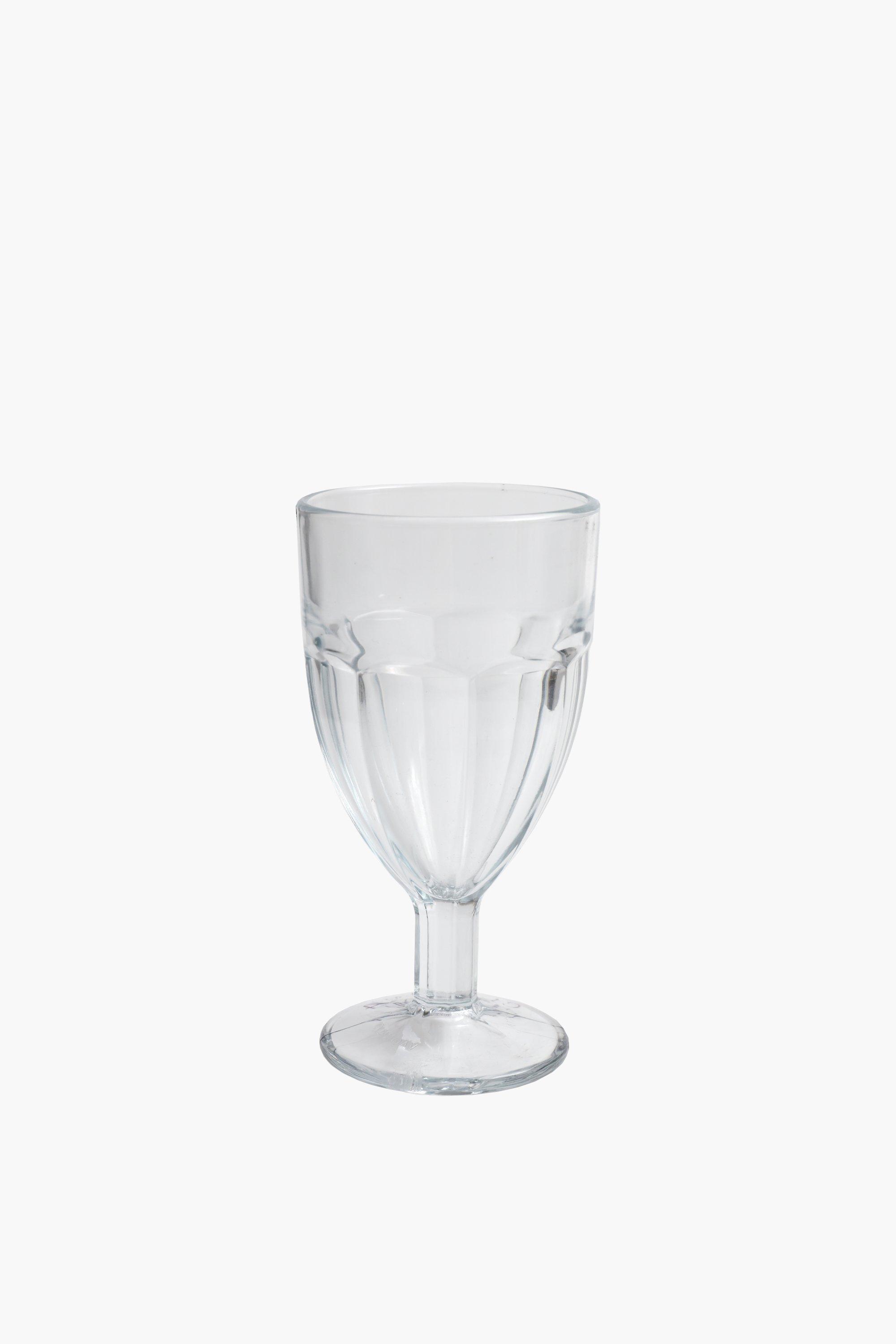 Ribbed Water Glass