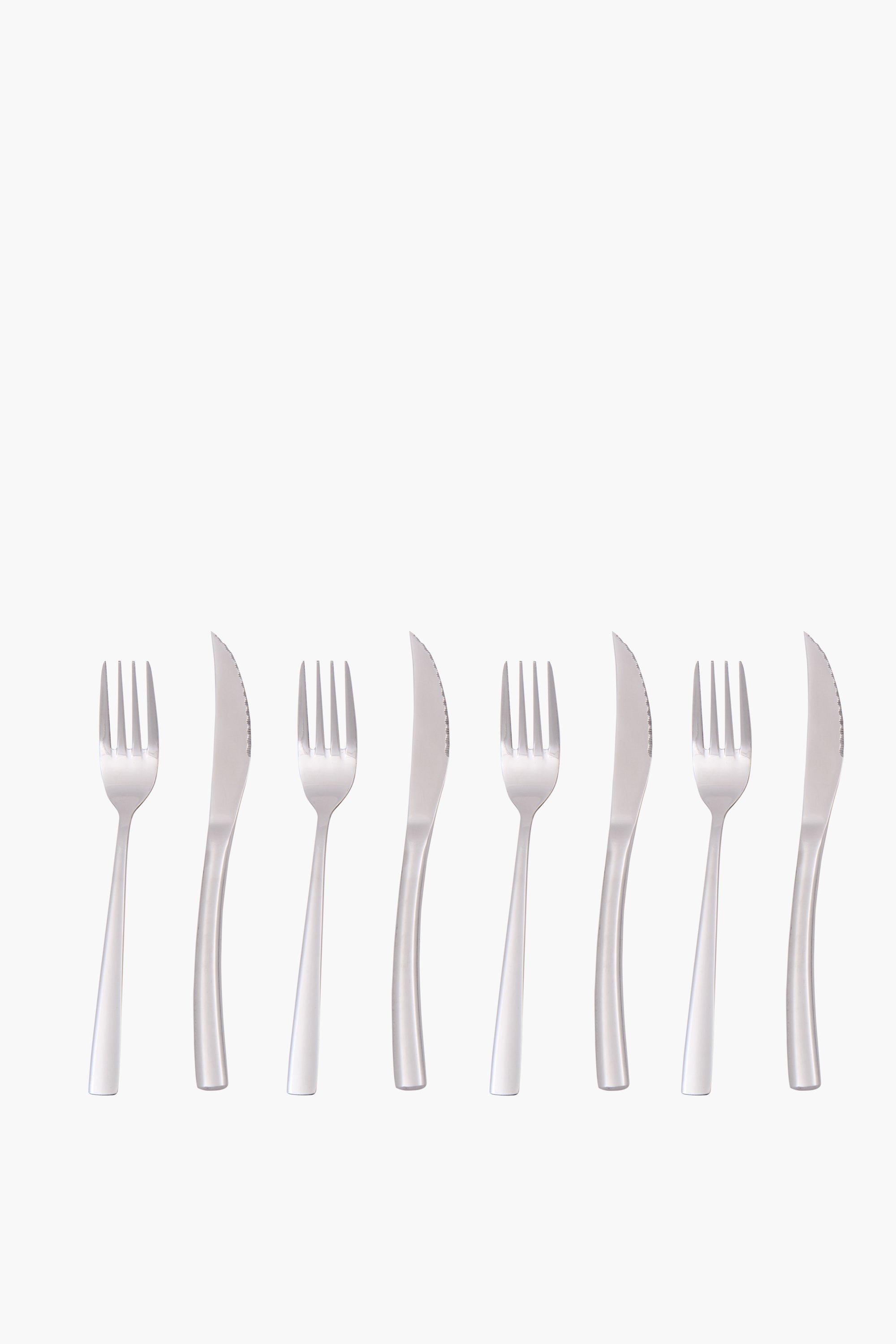 8 Piece Steak Knife And Fork Set