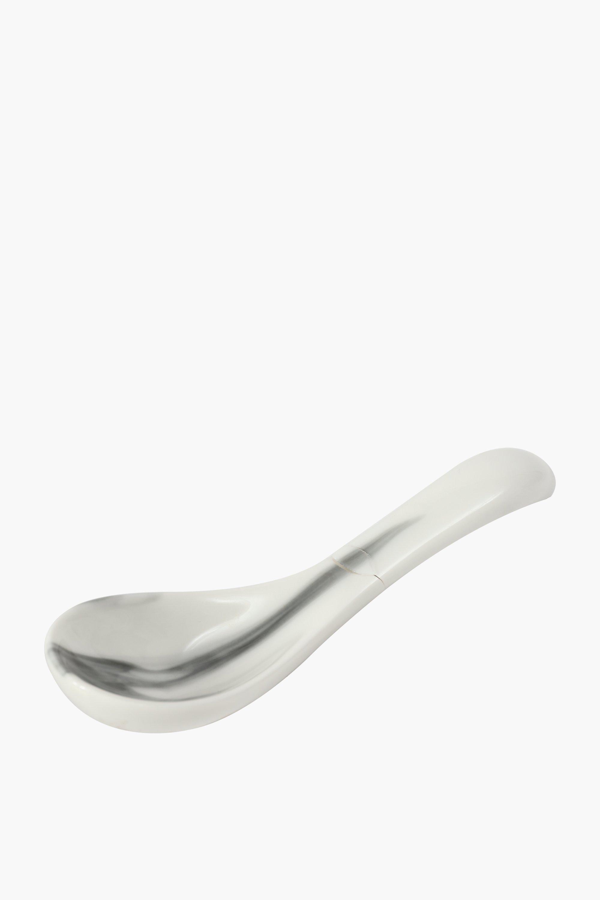 Porcelain Marble Swirl Serving Spoon