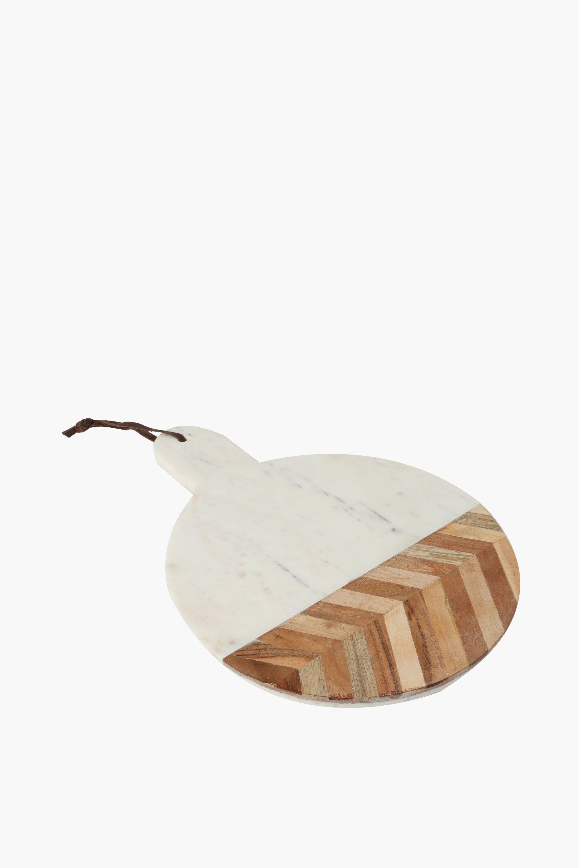 Marble And Wood Round Paddle