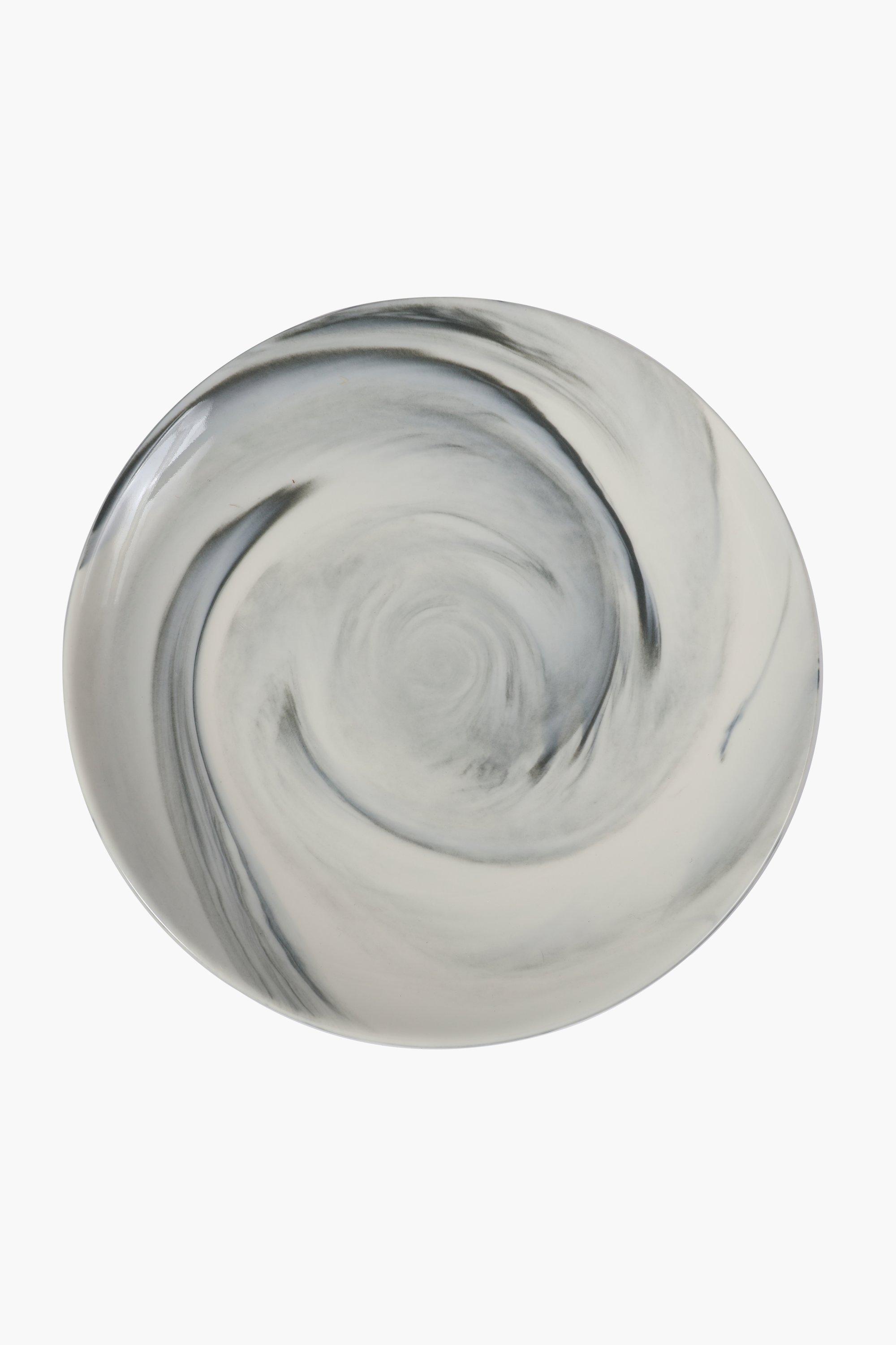 Marble Swirl Porcelain Dinner Plate
