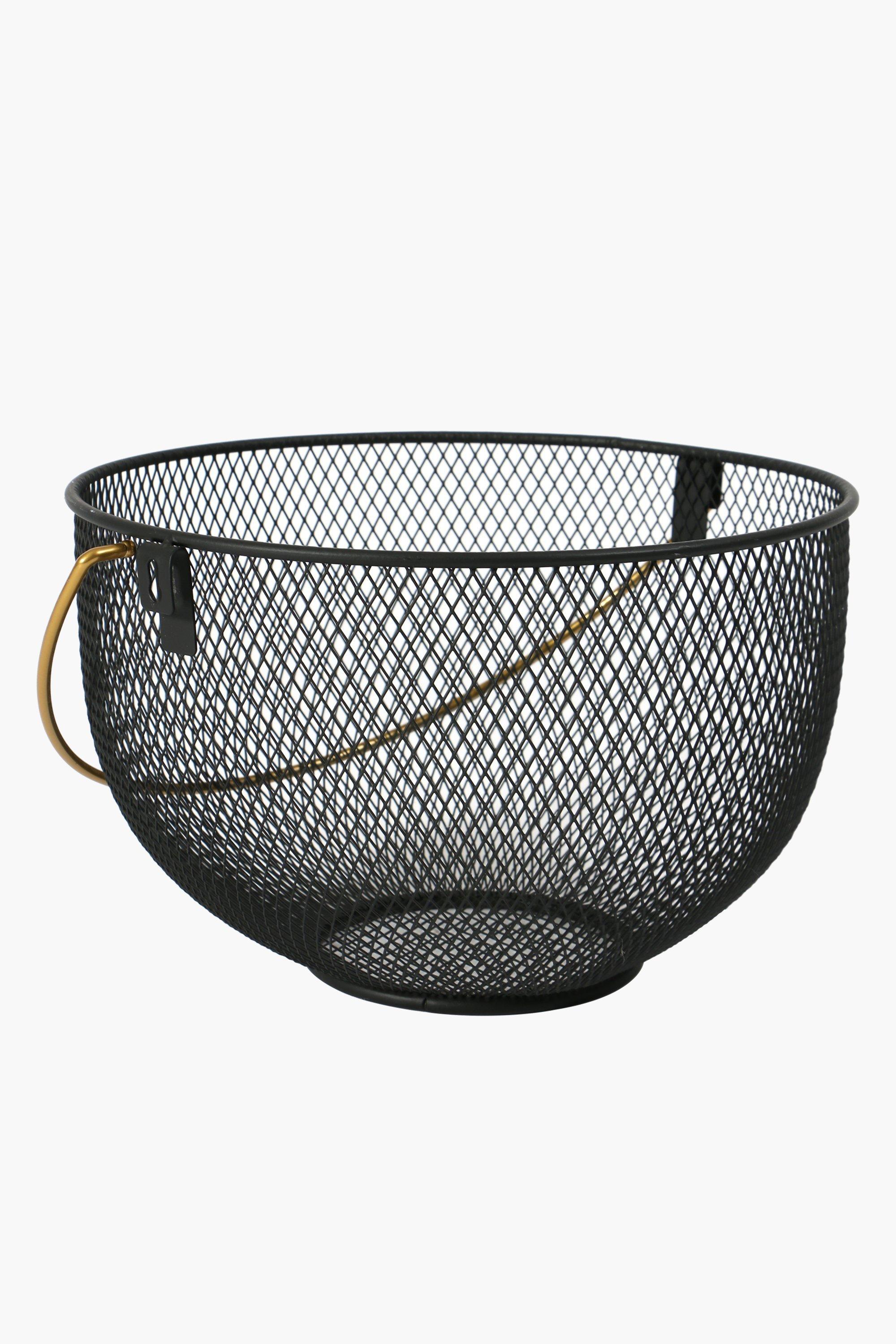Metal Mesh Fruit Bowl, Large