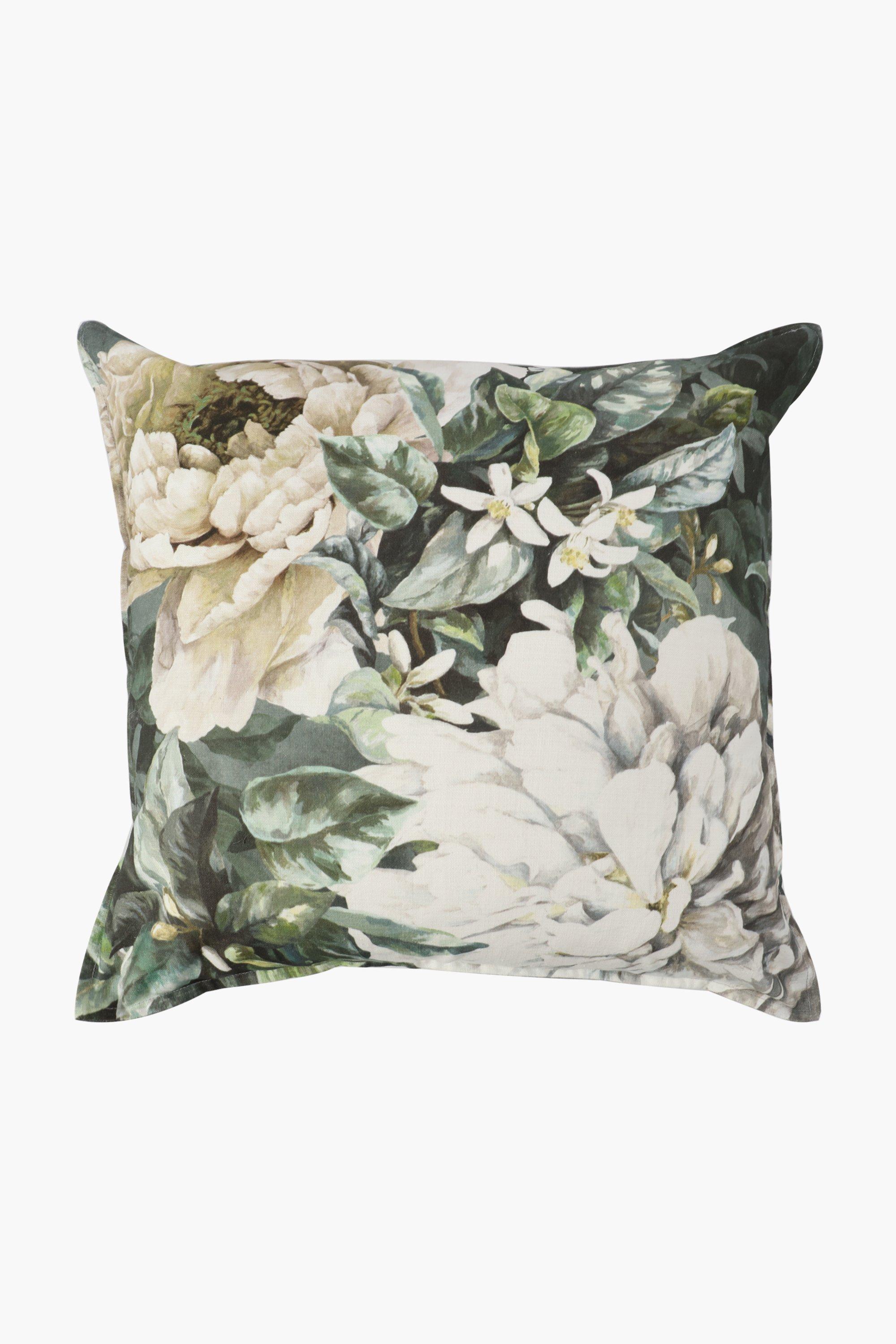 Printed Compassion Floral Feather Scatter Cushion, 60x60cm
