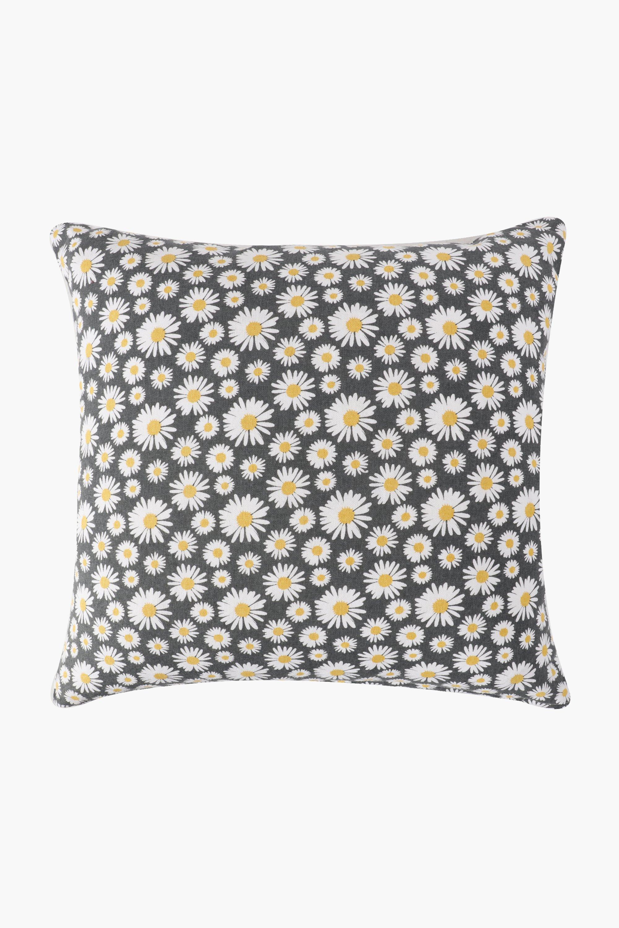 Printed Ditsy Daisy Scatter Cushion, 45x45cm