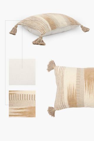 Textured Lines Scatter Cushion, 40x60cm