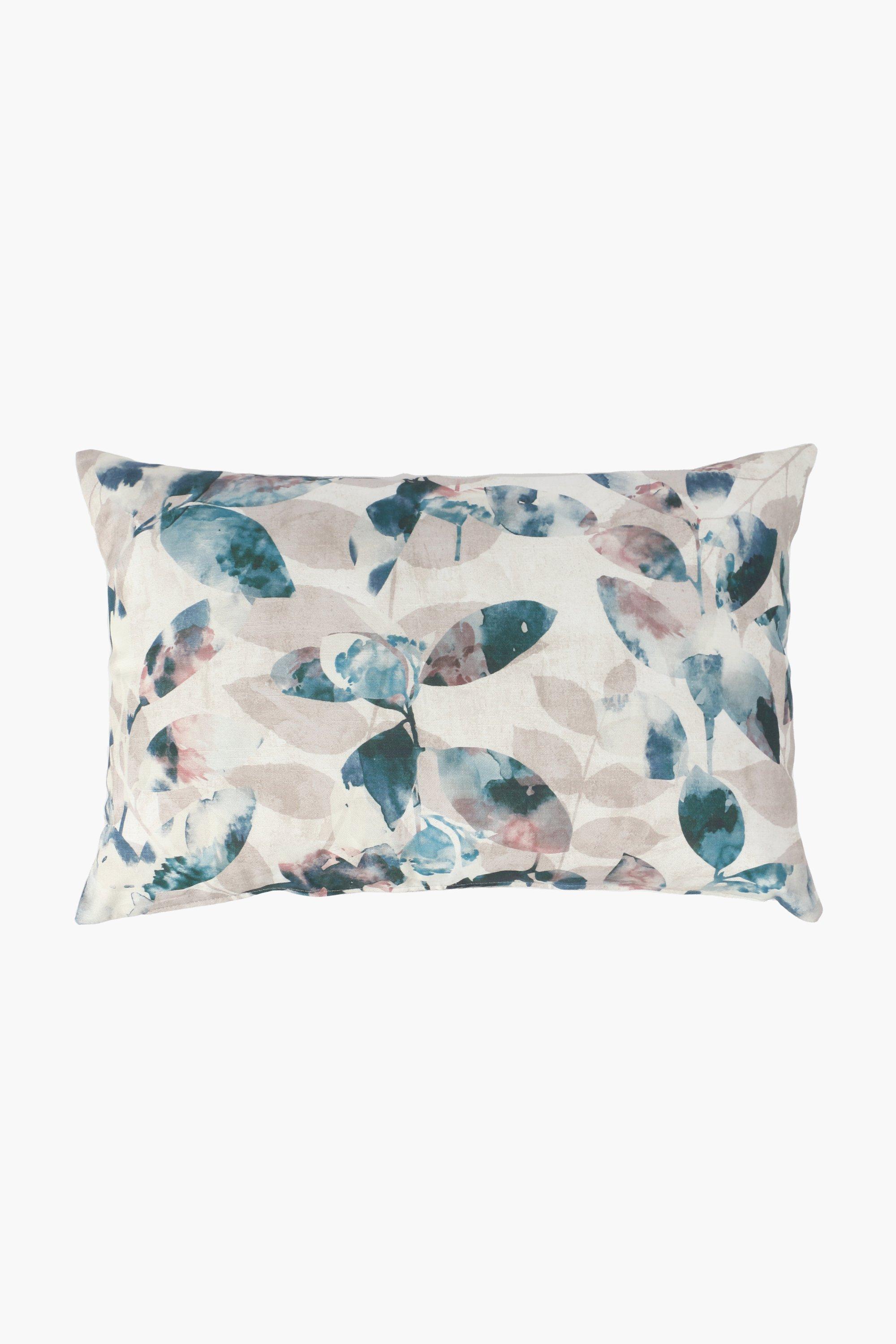 Printed Maple Leaf Scatter Cushion 40x60cm