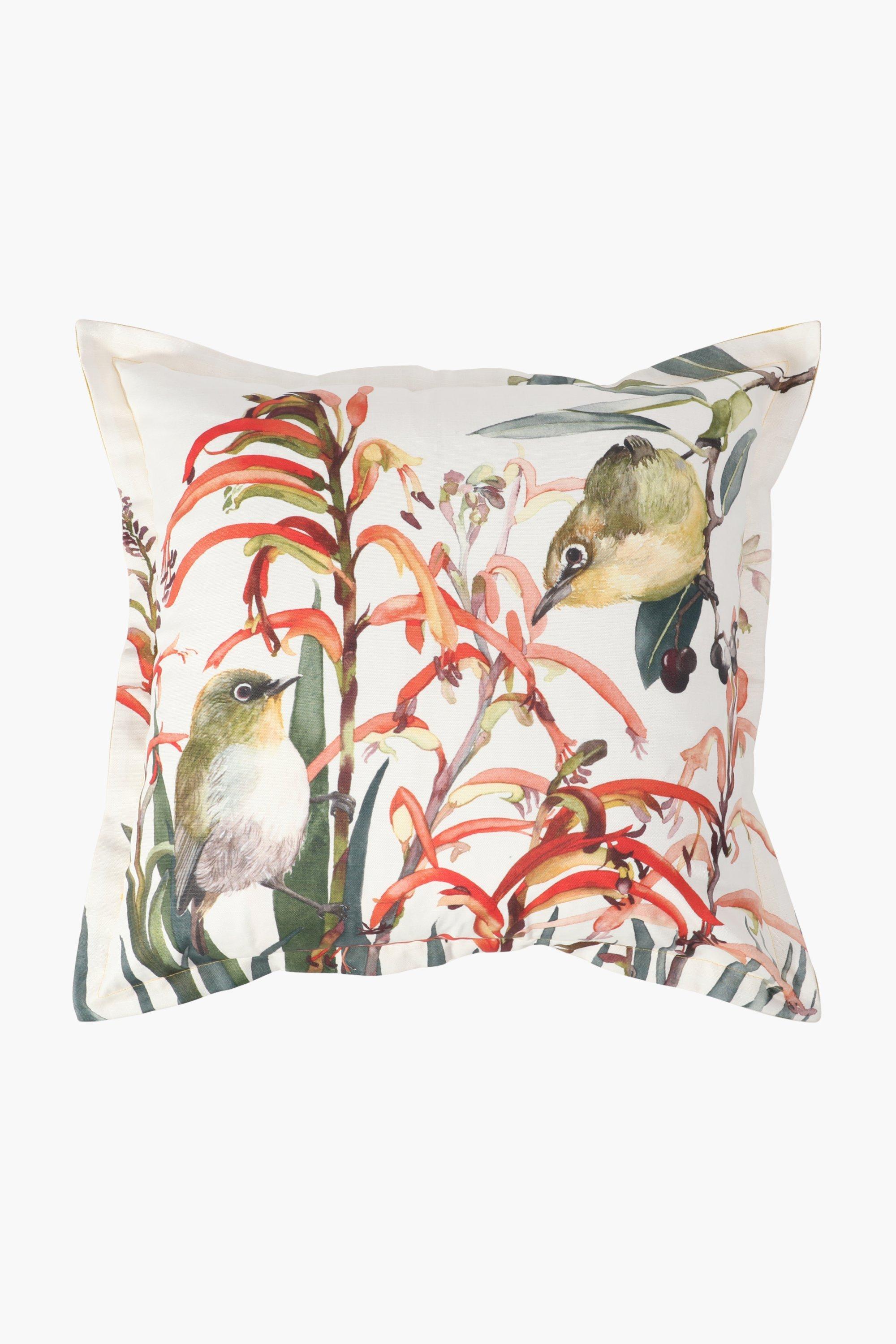 Printed Honey Bird Scatter Cushion 55x55cm