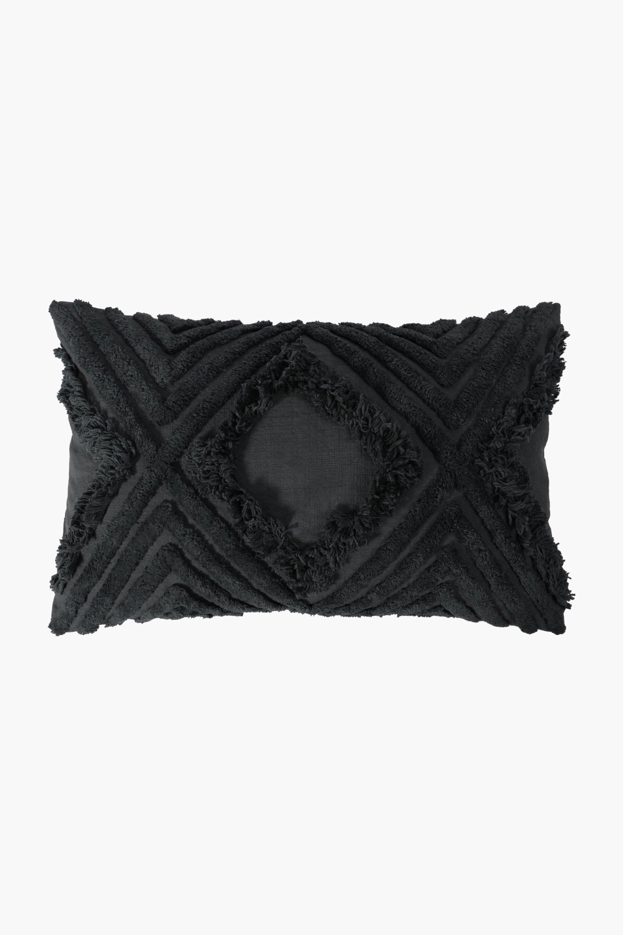 Tufted Criss Cross Scatter Cushion, 40x60cm