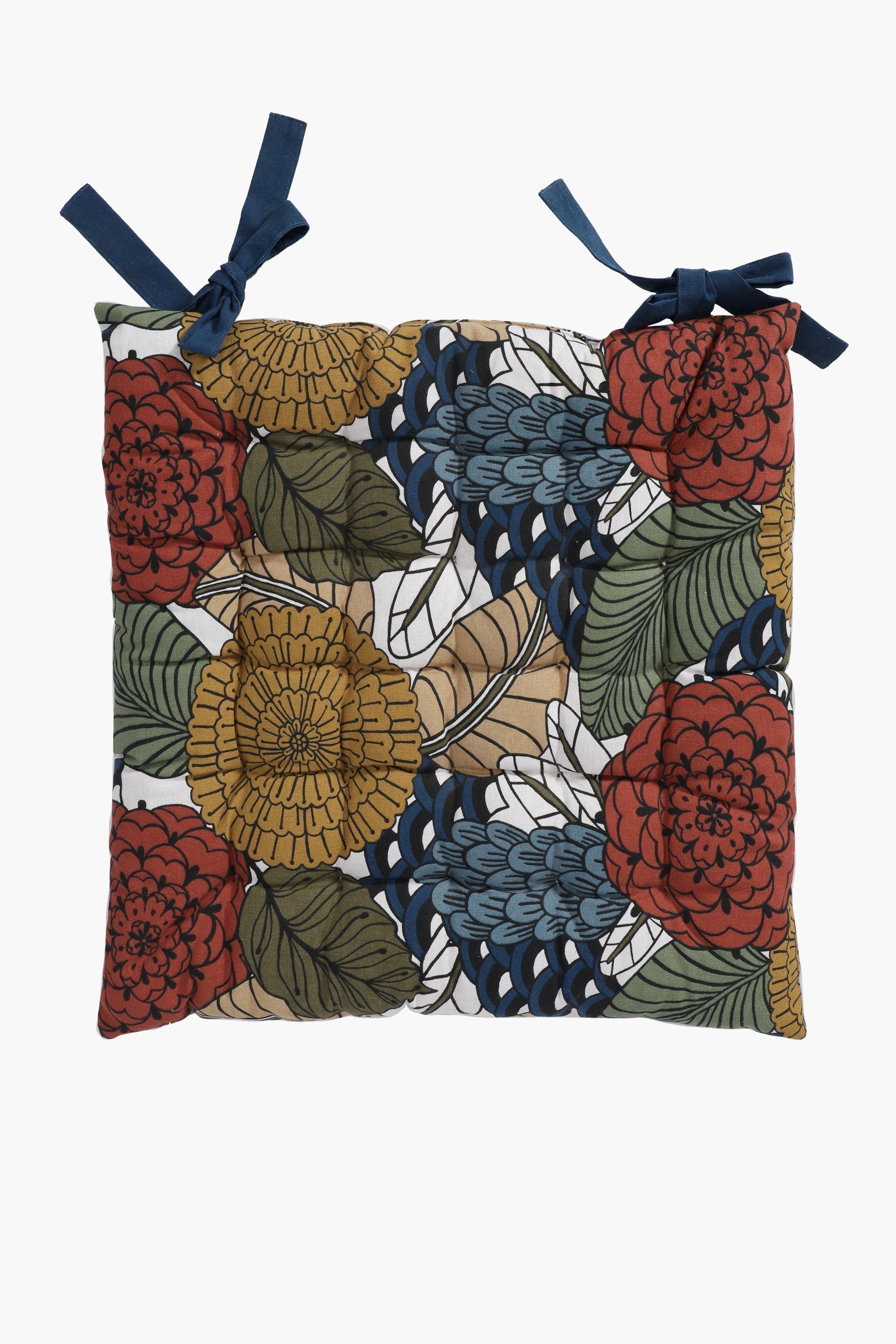 Wallace Botanical Chsir Pad, 50x50cm