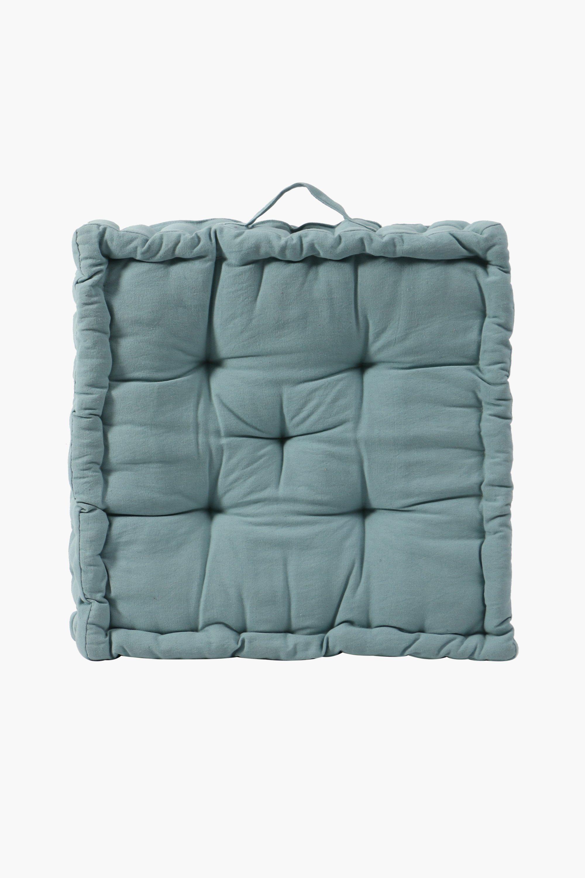 Plain Cotton Mattress Cushion 50x5x10cm