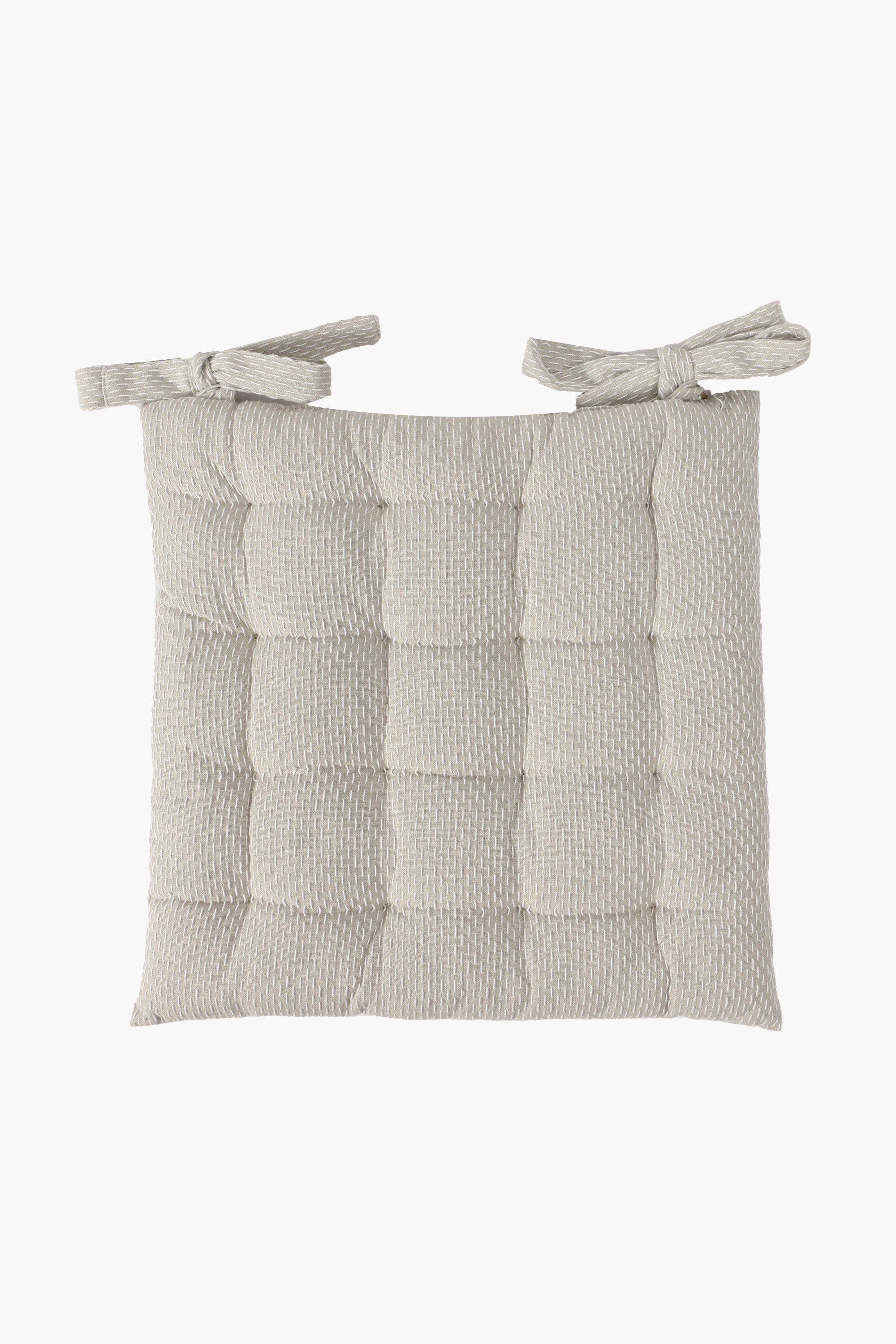 Textured Stitch Chair Pad 40x40cm