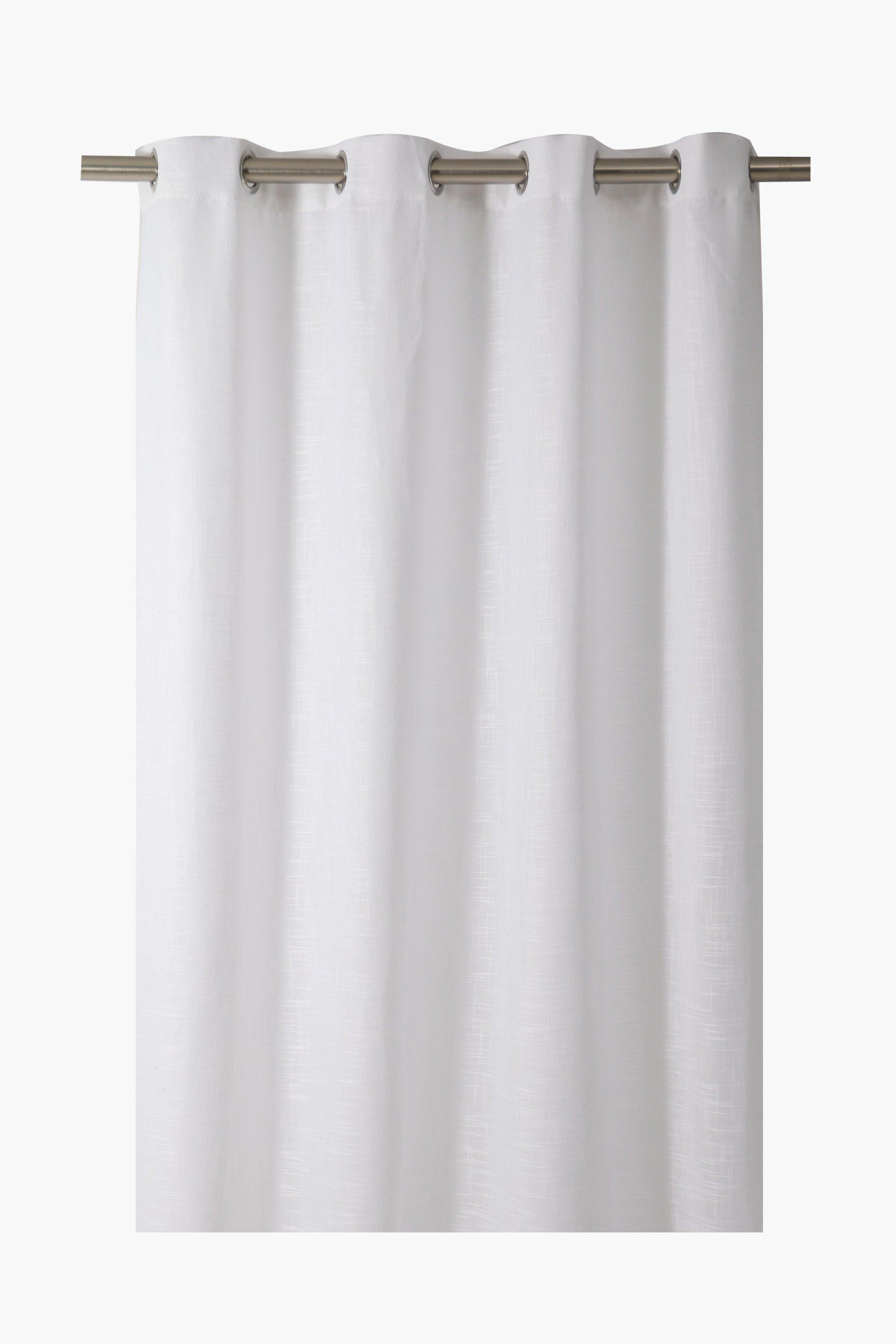 Two Way Slub Eyelet Curtain 140x225cm