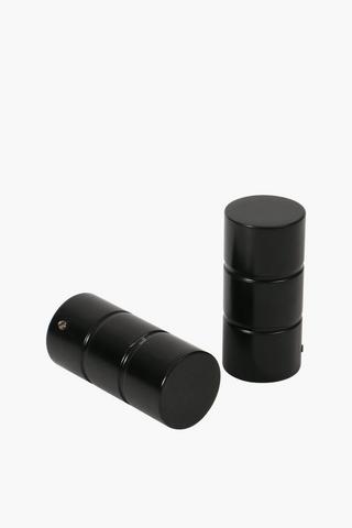 2 Pack Ribbed Finial 25mm