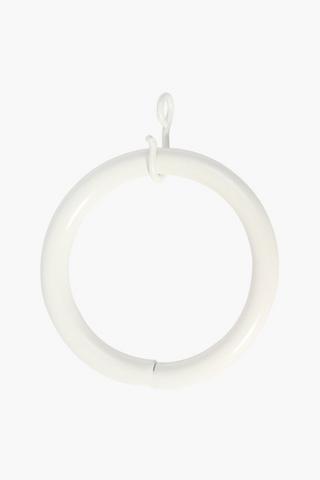 Brushed Metal 12 Pack Rod Rings 35mm