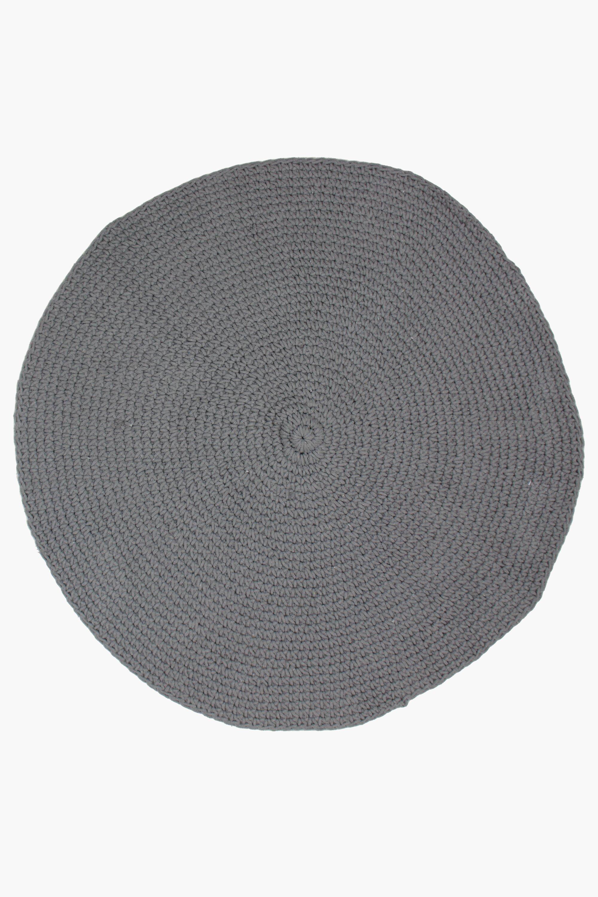 Round Rope Weave Knit Rug 180cm