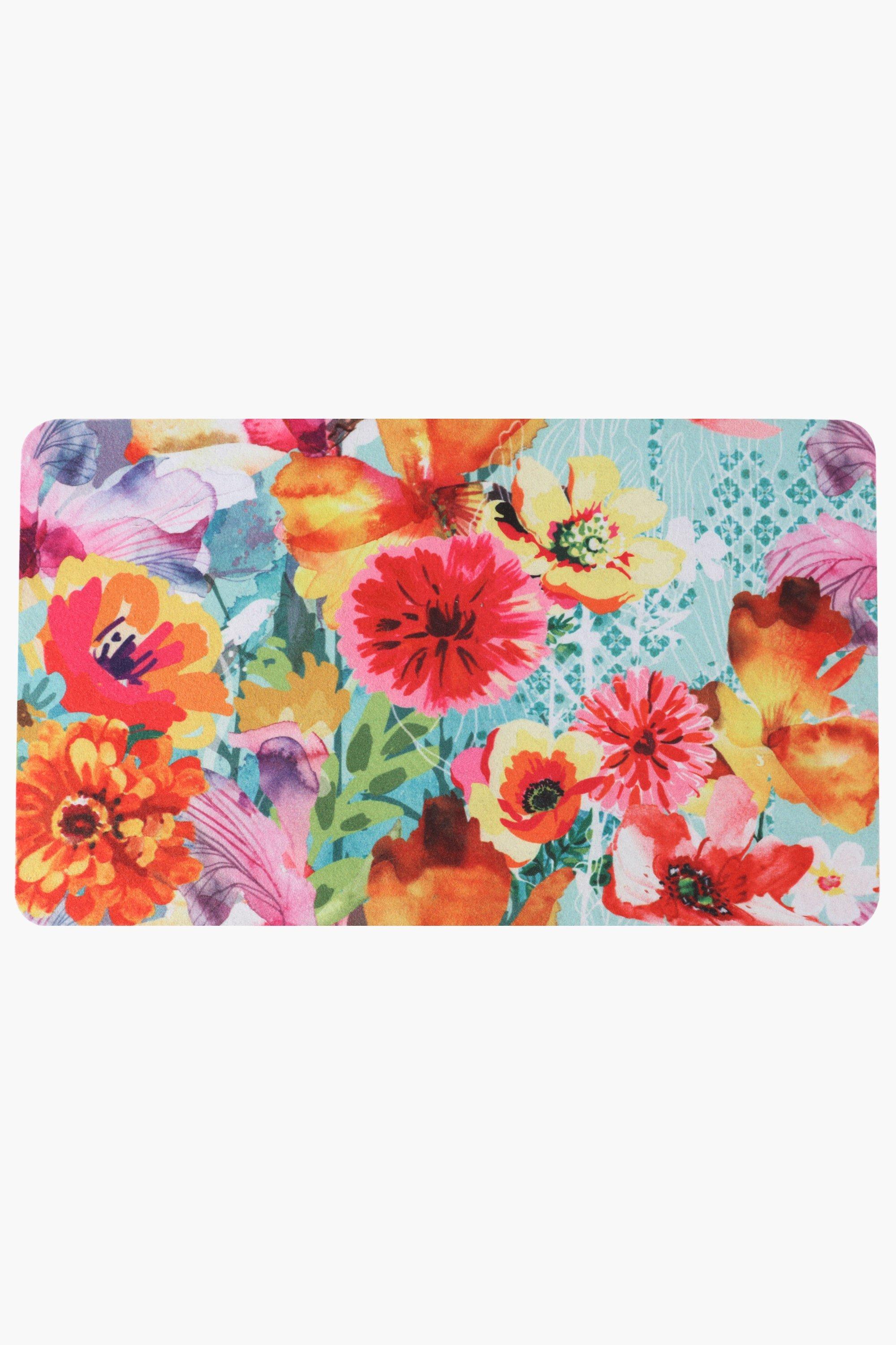 Pvc Iris Kitchen Mat, 43x73cm