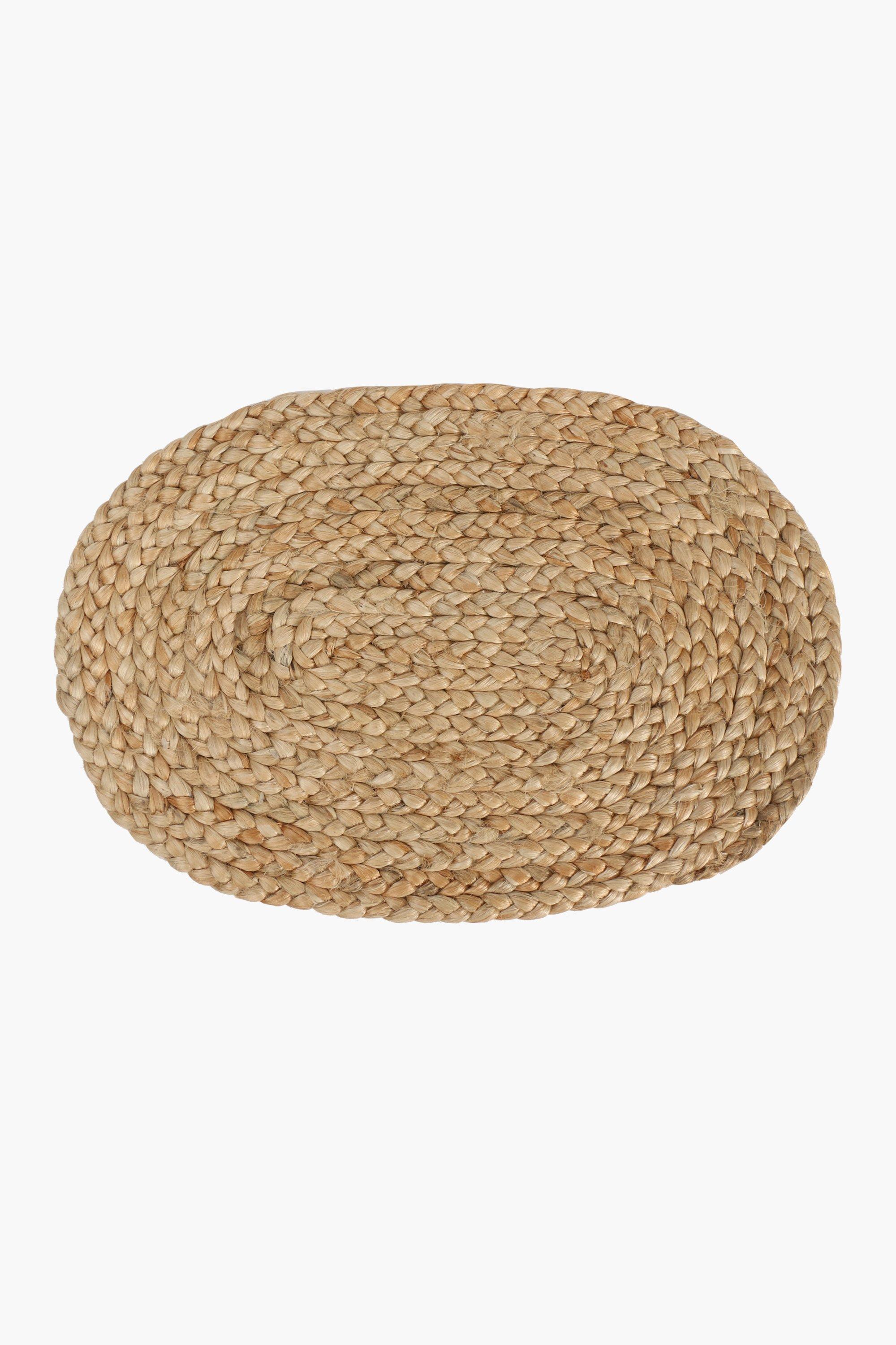 Oval Jute Door Mat 40x60cm