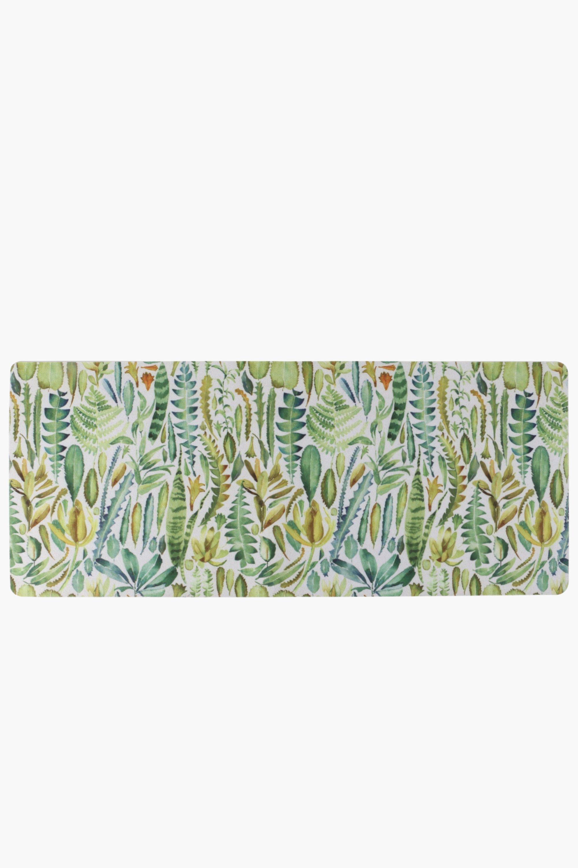 Pvc Leaf Kitchen Mat 50x125cm