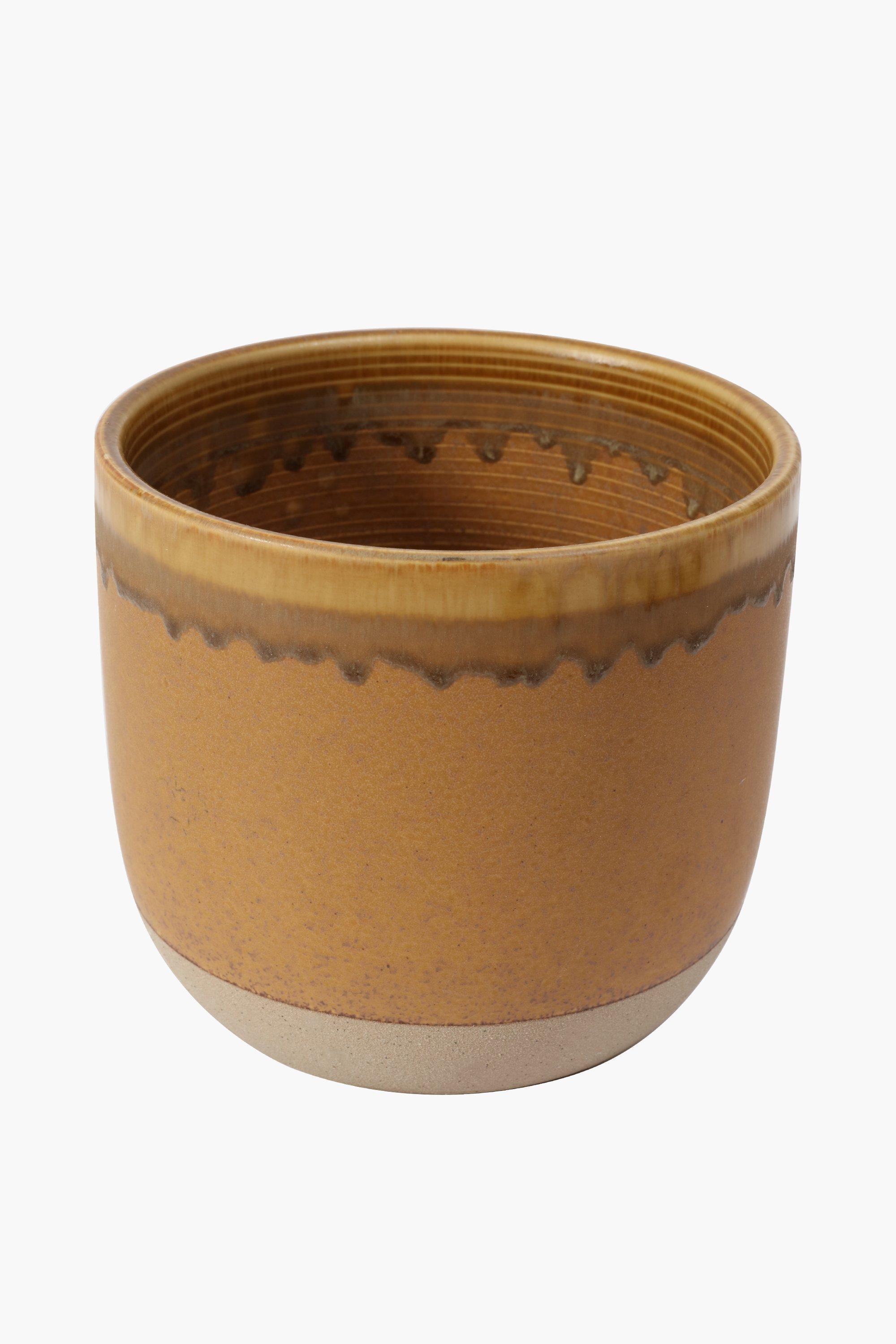 Drip Ceramic Planter, Large