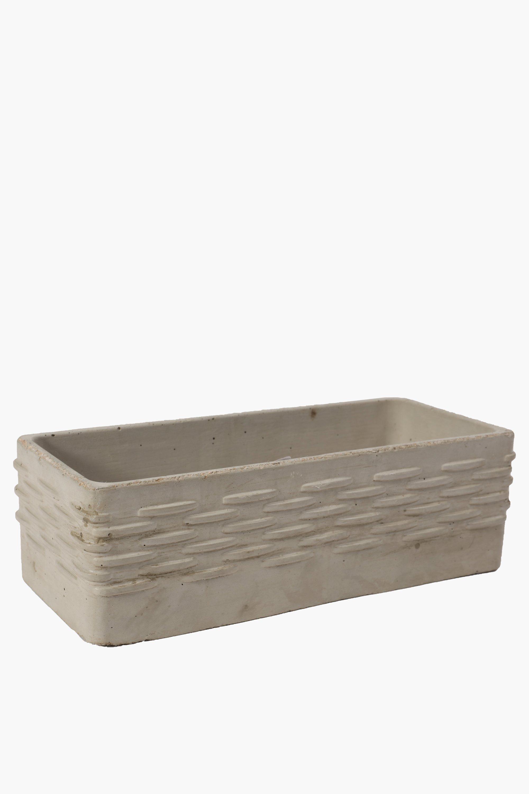 Geo Herb Cement Planter Box