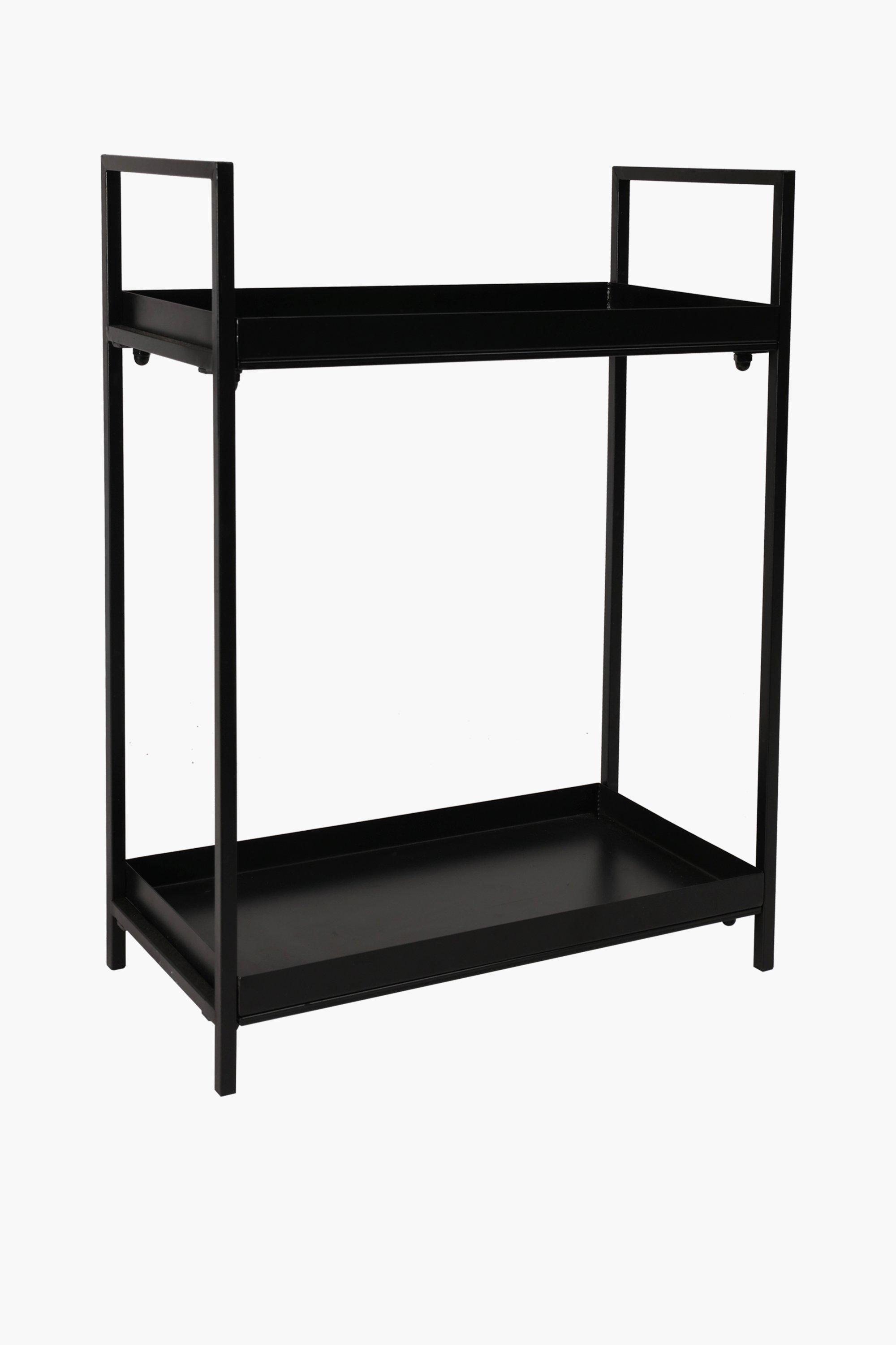 Metal 2 Tier Storage Shelf